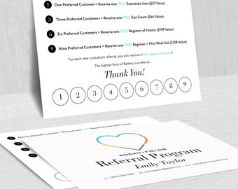 Rodan Fields Business Referral Cards Preferred Customers | Etsy