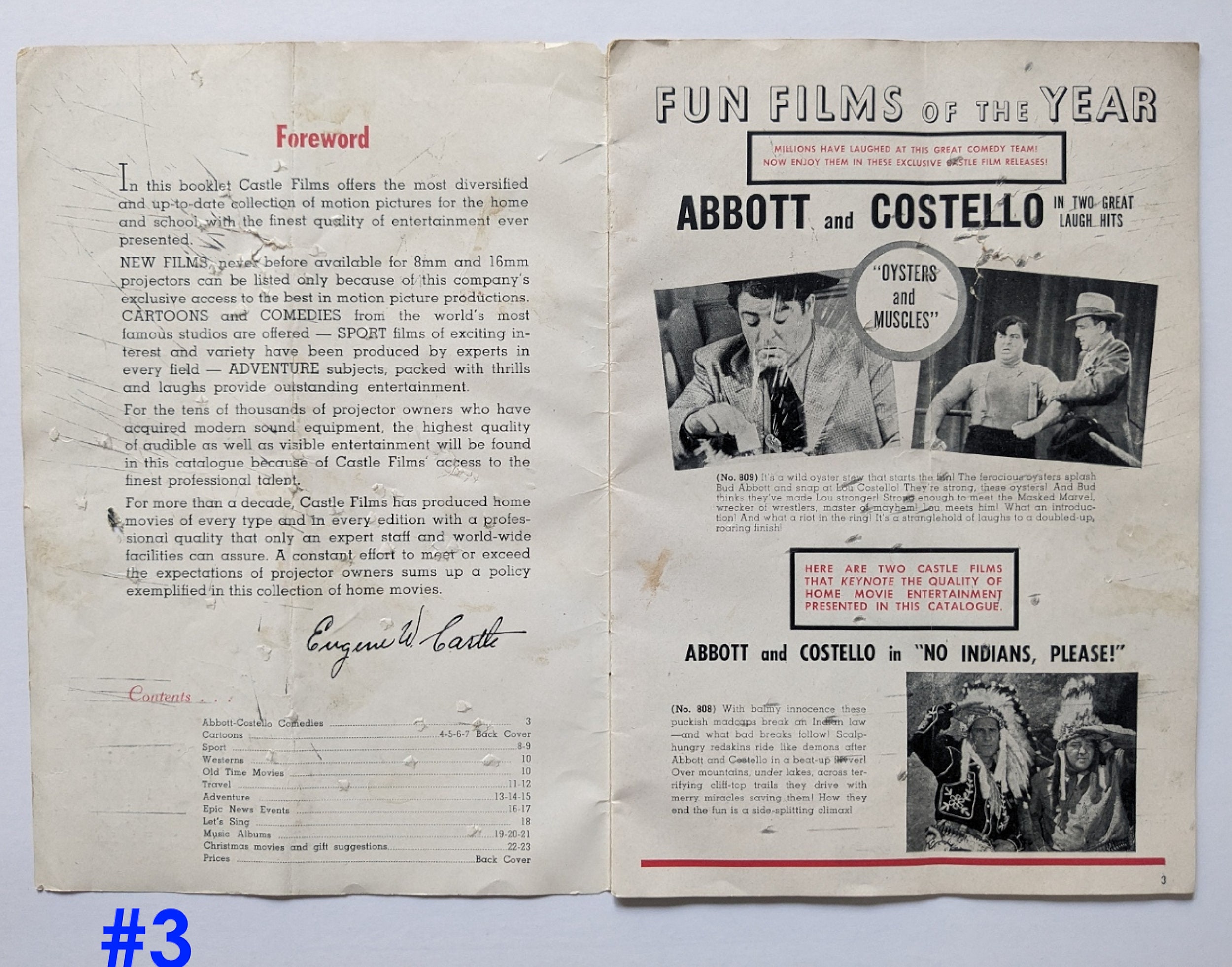 Collection of Motion Pictures/films Catalogs From the 1930s and 40s (3 ...