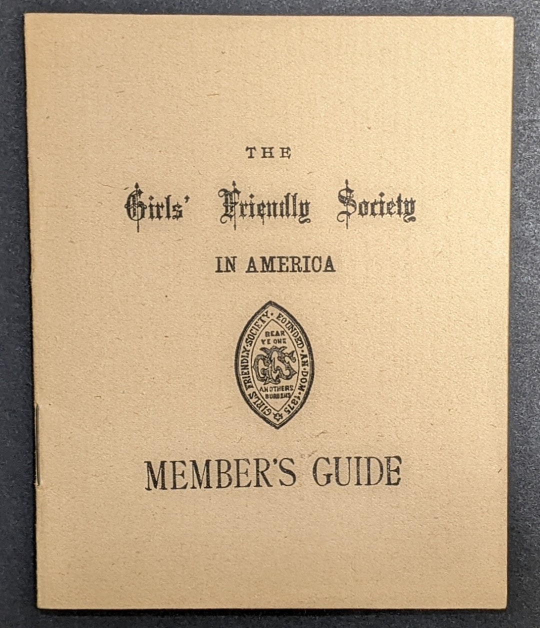 The Girls' Friendly Society in America Member's Guide 1913 - Etsy