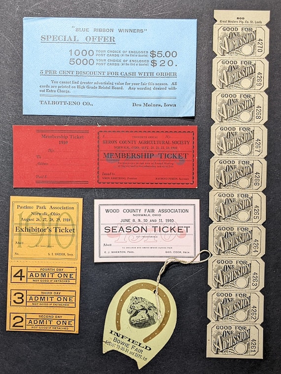 A Collection of Early 1900s Ephemera Samples Order Forms | Etsy