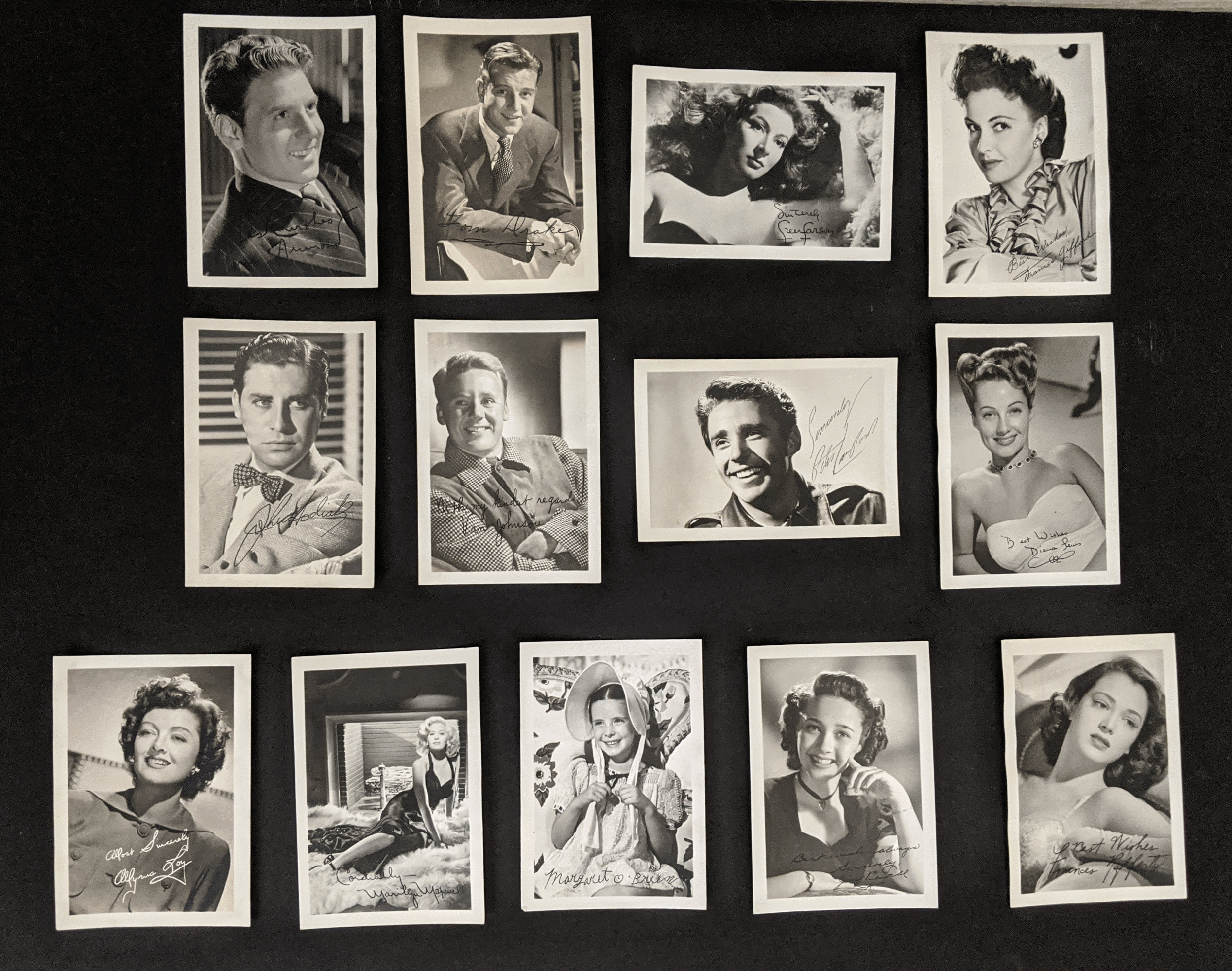 1940's Movie Star Photo Cards Auto-signed Lot of 13 Cards. - Etsy