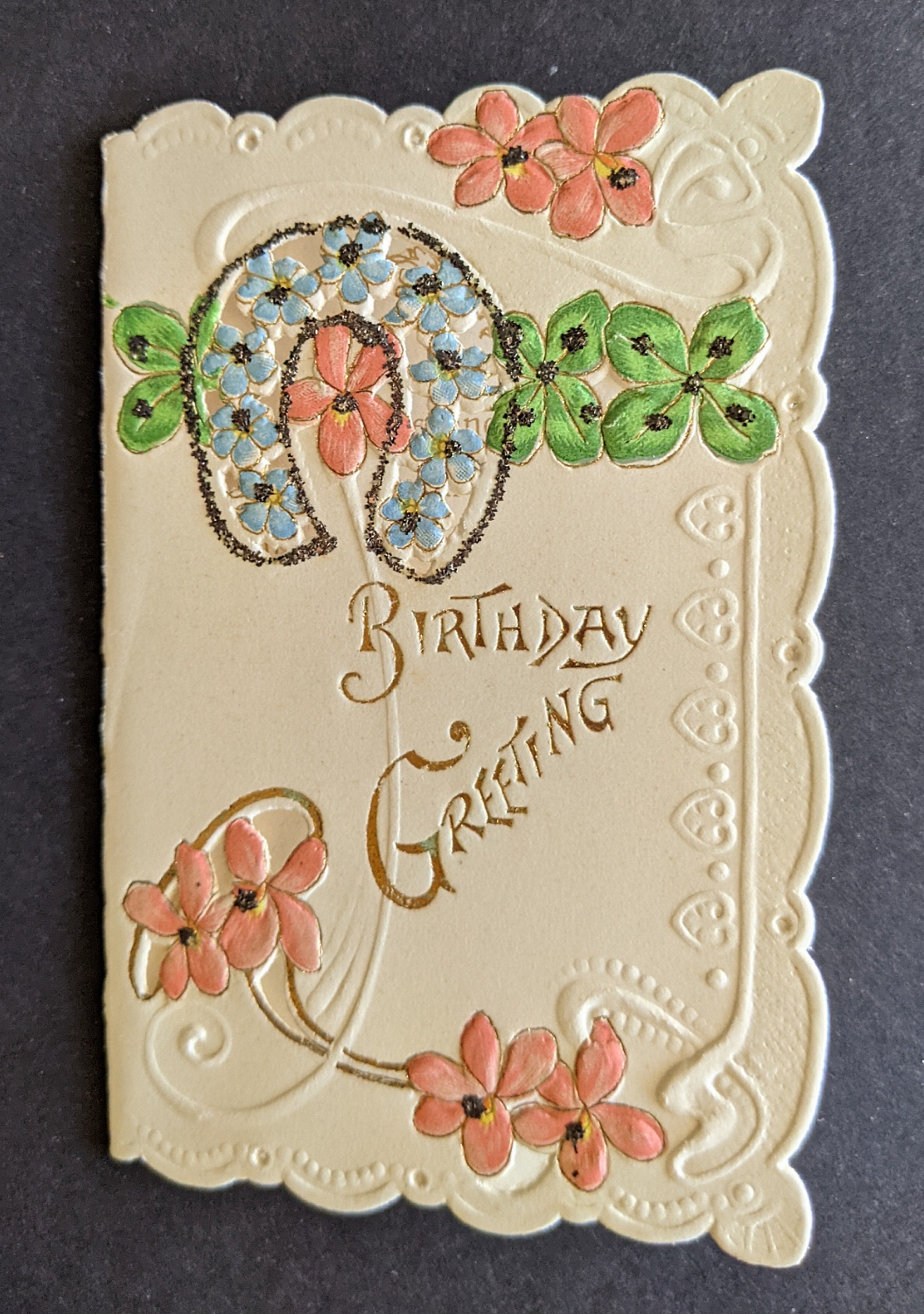 Collection of 6 Antique Birthday Cards From the Victorian Era - Etsy