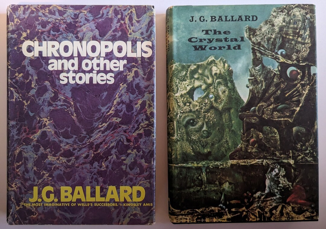 JG Ballard's Book Club Editions of the Crystal World and Chronopolis - Etsy