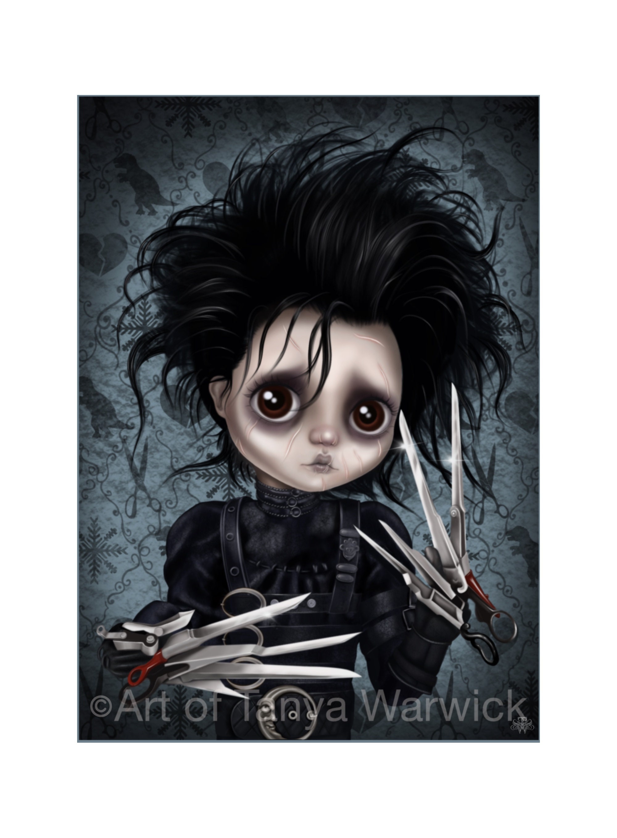 Tim Burton Edward Scissorhands Drawing