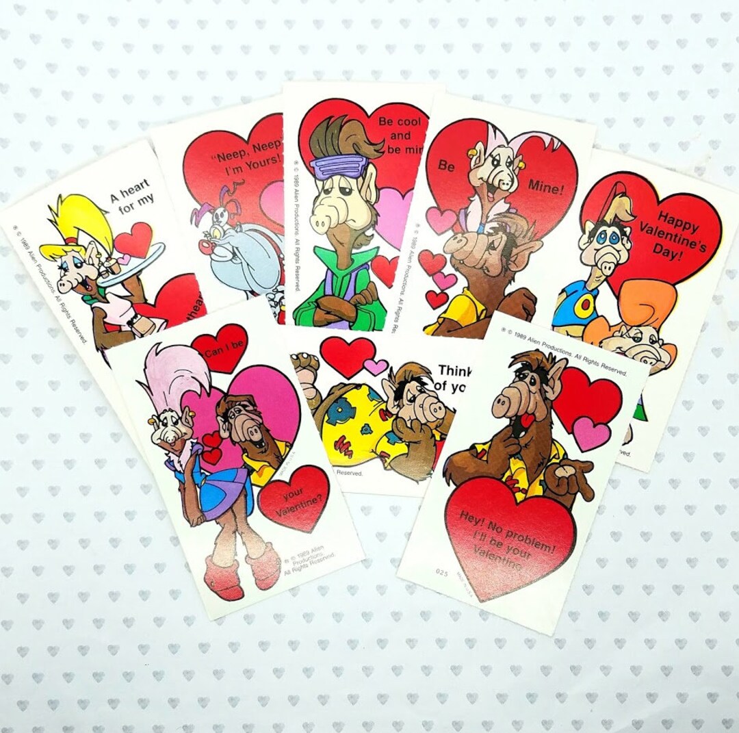 ALF Valentines - Etsy