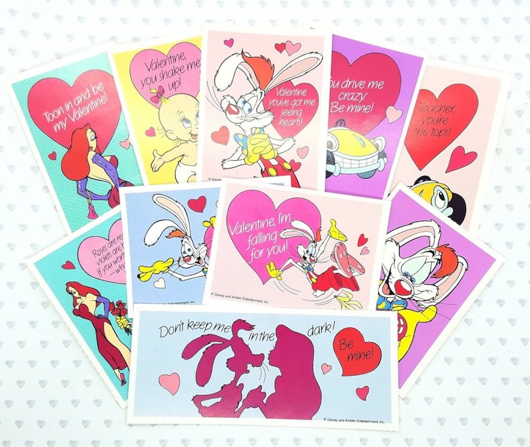 Roger Rabbit Valentines - Etsy