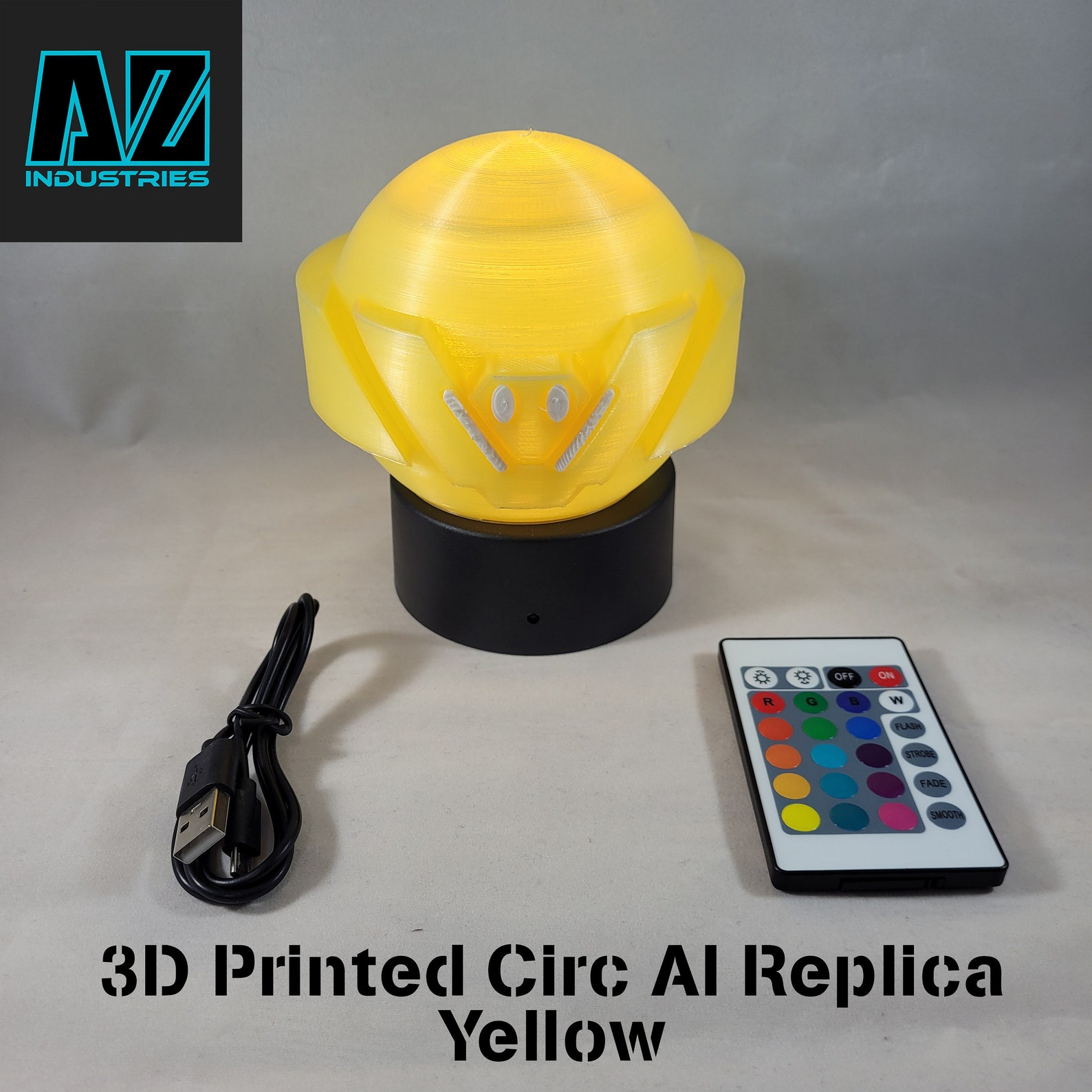 3D Printed Halo Infinite Circ AI Lightup Desk Buddy - Etsy Australia