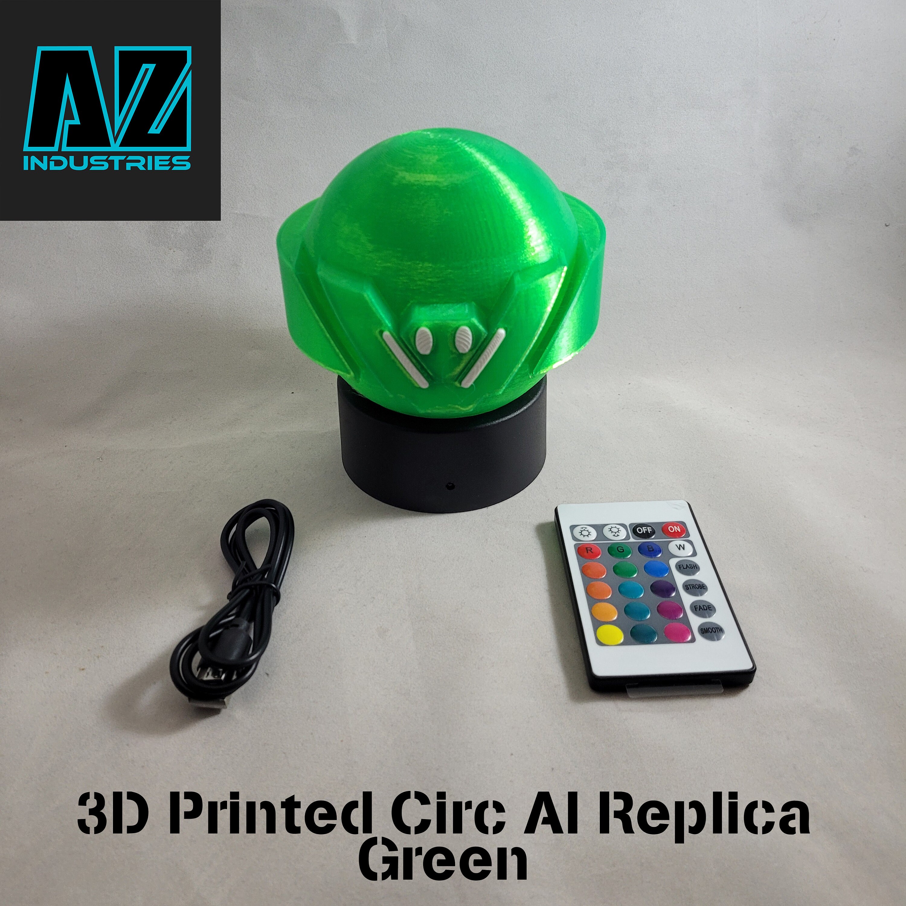3D Printed Halo Infinite Circ AI Lightup Desk Buddy - Etsy Australia