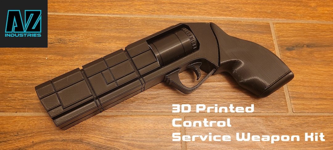 Control Service Weapon 3D Printed Replica Kit - Etsy Canada