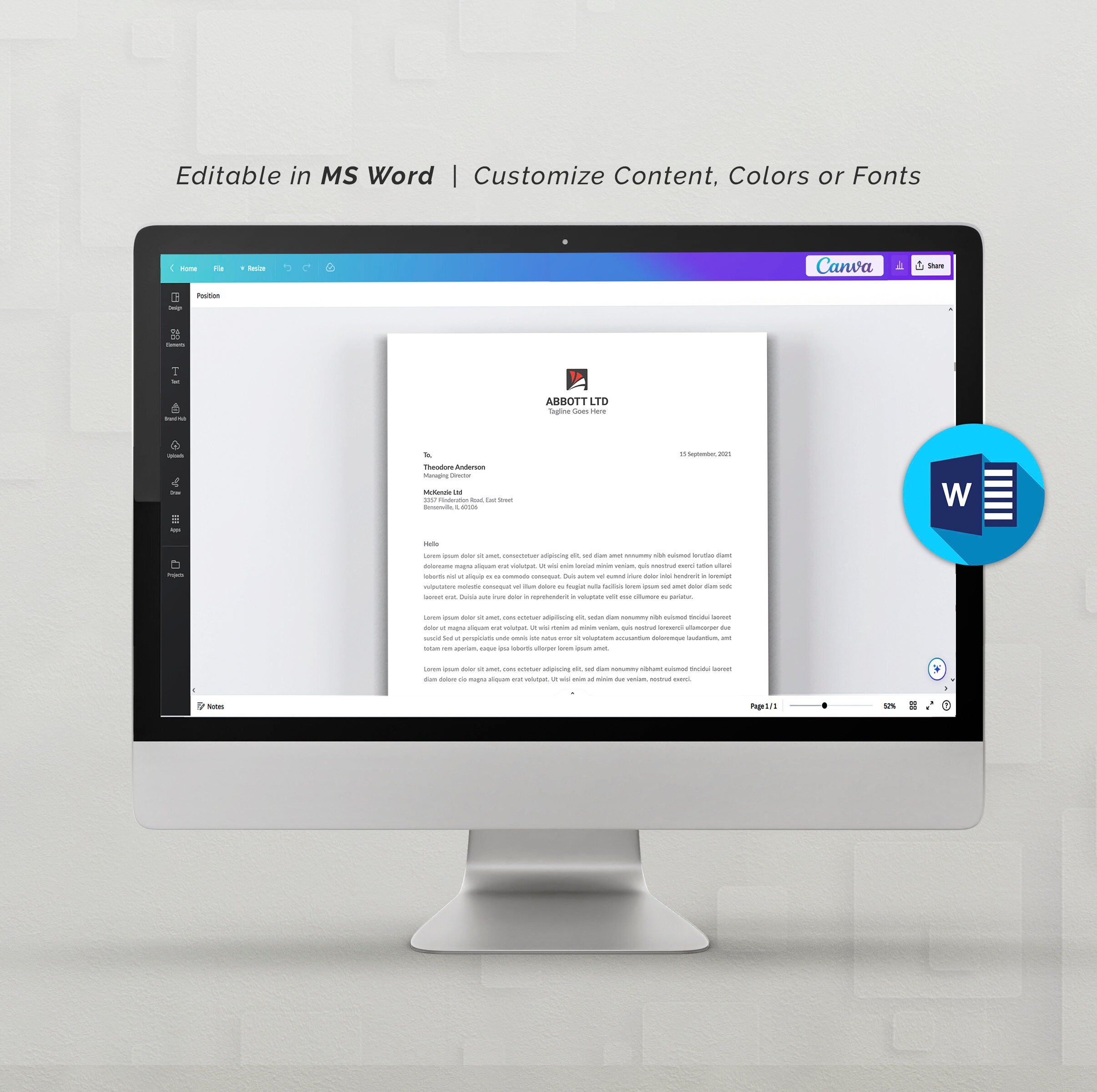 Modern Corporate Identity Pack, Corporate Stationery Design Template ...