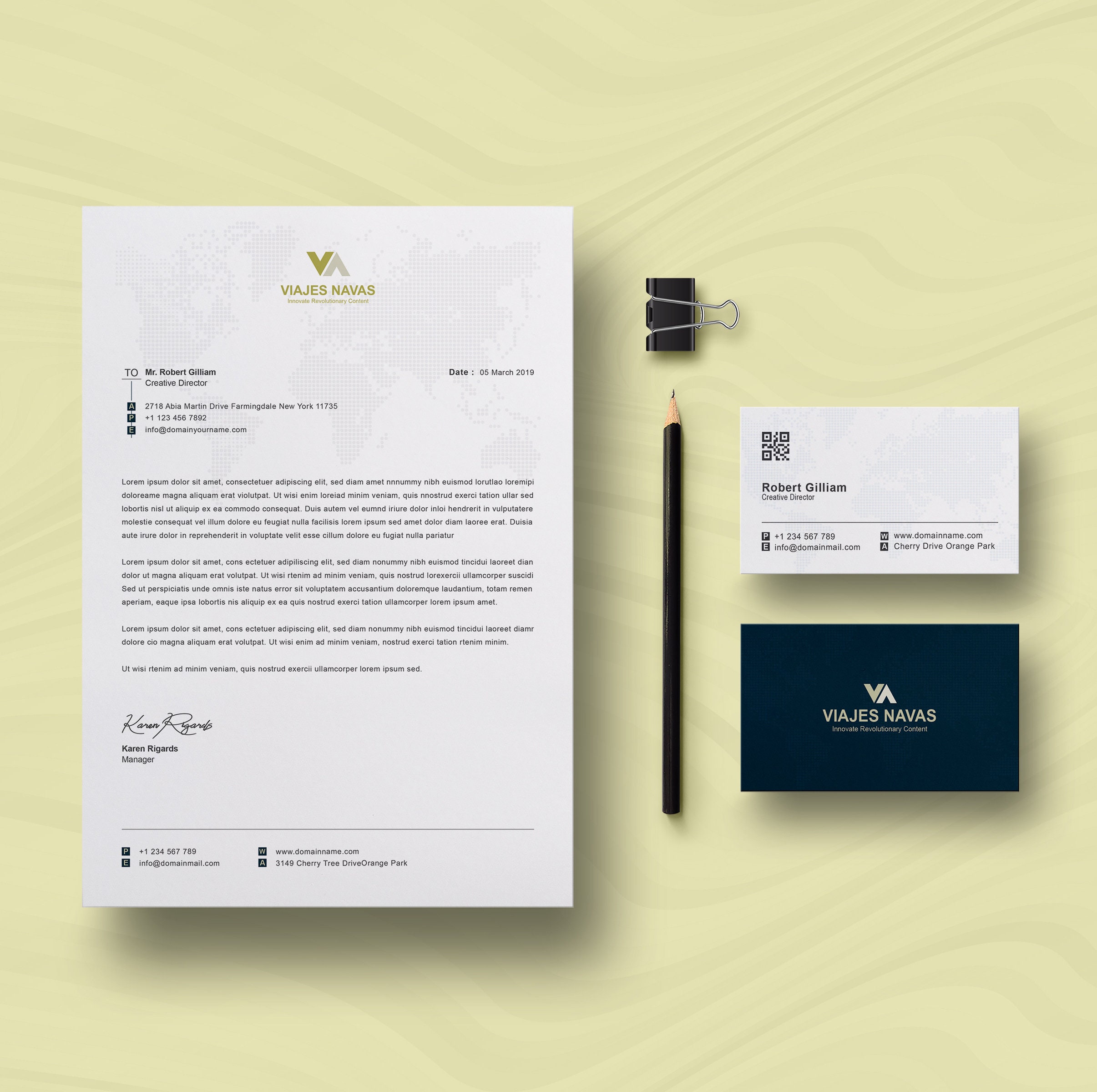 Business Identity Package Canva Template Corporate Identity Pack MS ...