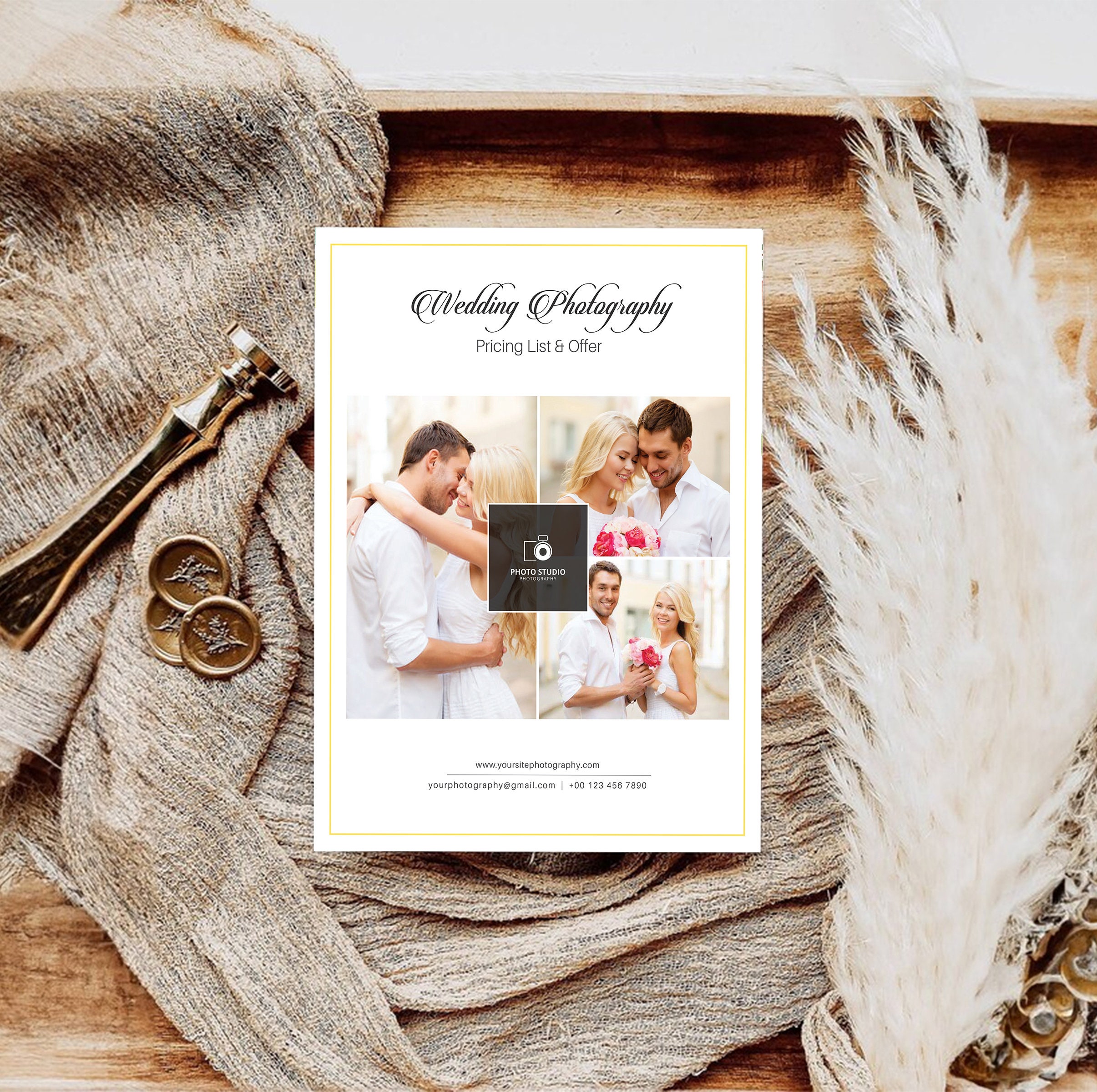 Corporate Price List Template for Canva, MS Word, Illustrator and ...