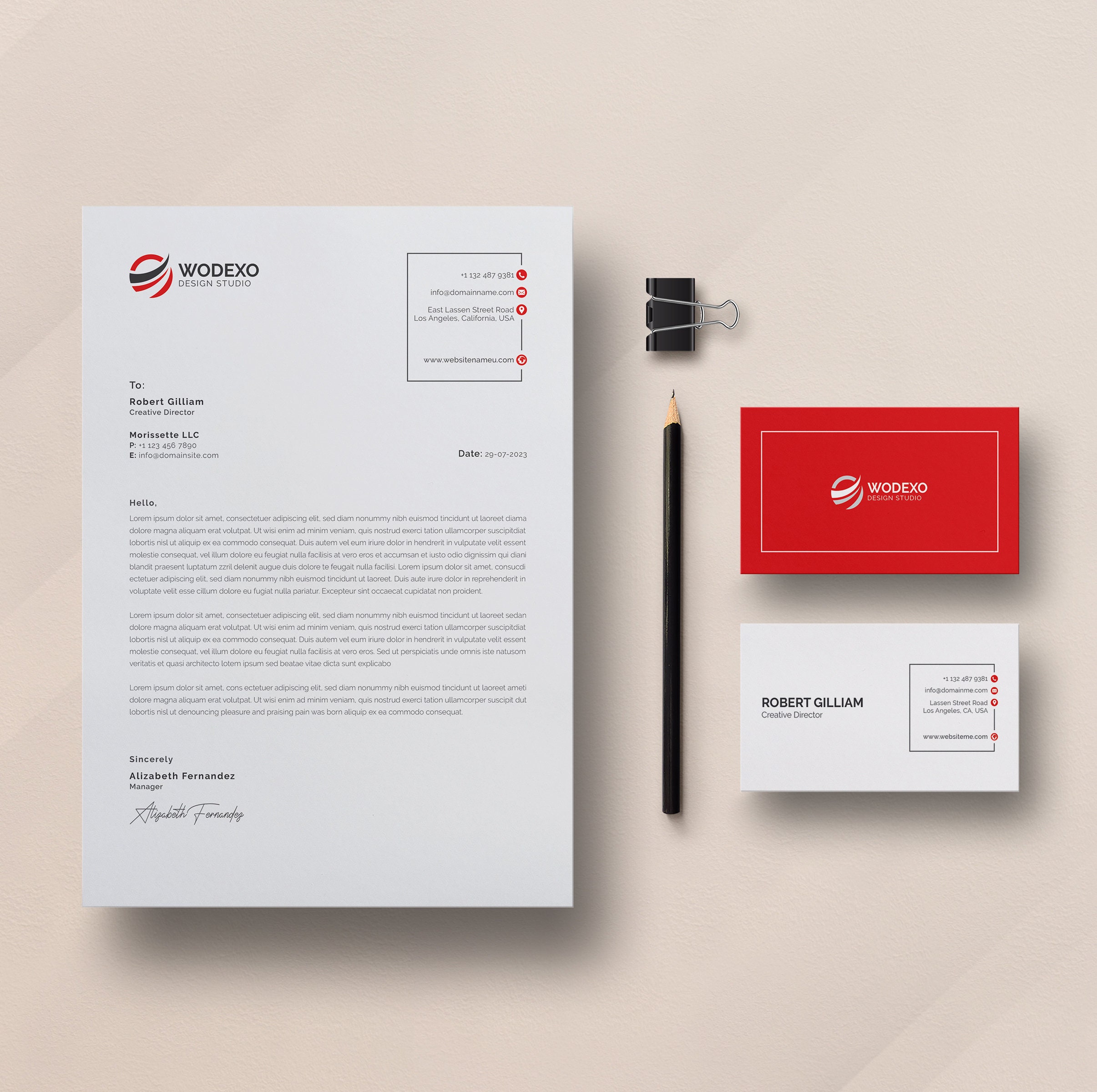 Business Identity Package Canva Template Corporate Identity Pack MS ...