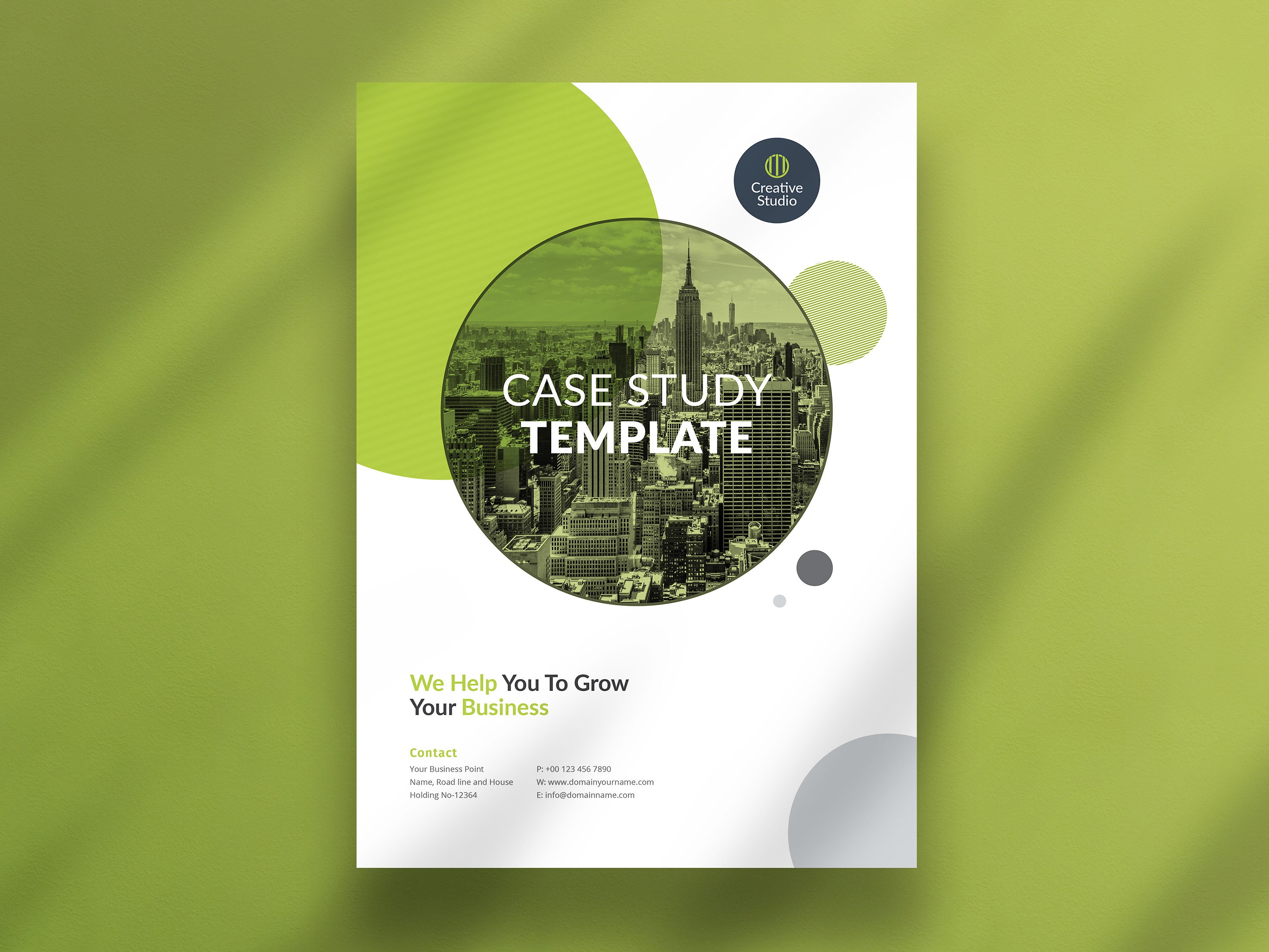 Case Study Booklet Canva Template Business Report Brief MS - Etsy