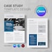 Case Study Design Canva Template | MS Word & Indesign Template ...