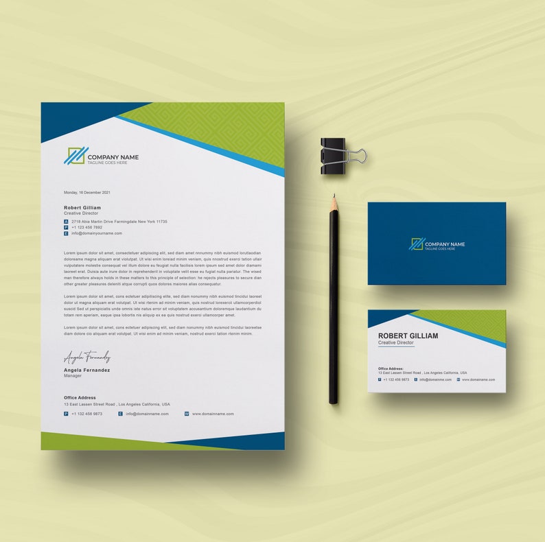 Business Identity Package Canva Template Corporate Identity Pack MS ...