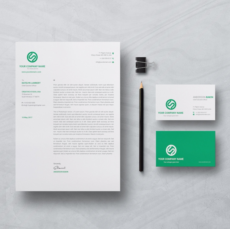 Corporate Identity Package Canva Template Business Identity Pack MS ...