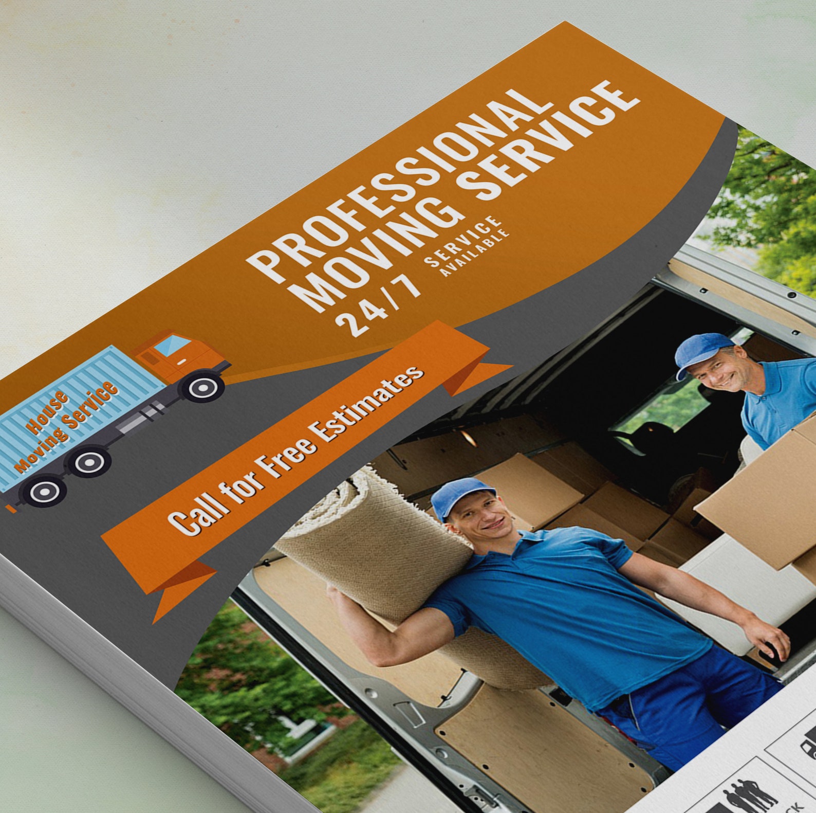 Moving Service Flyer Template, Moving Service Flyer Poster, Editable ...