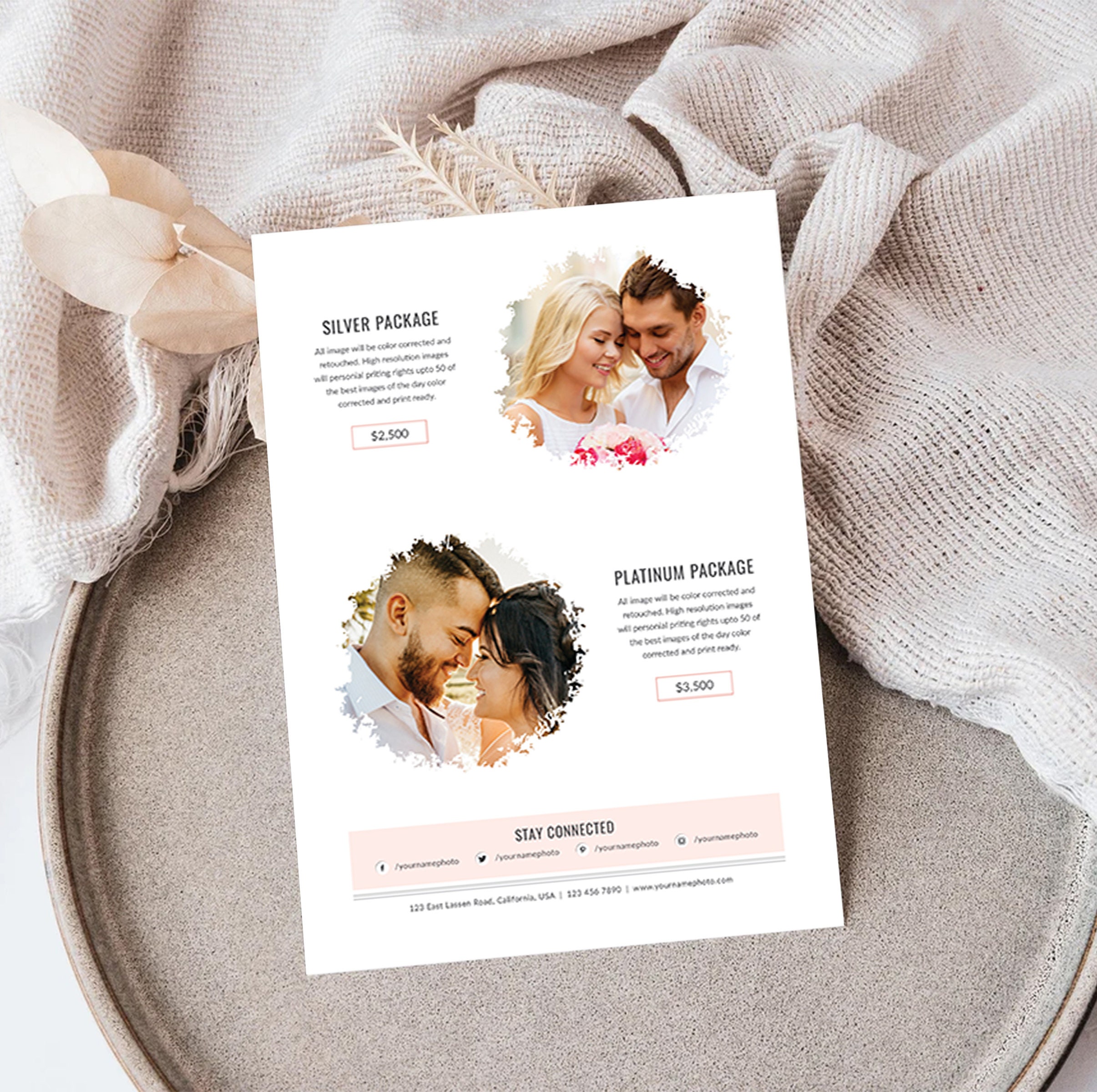 Corporate Price List Template for Canva, MS Word, Illustrator and ...