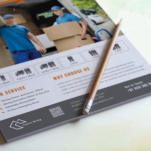 Moving Service Flyer Template, Moving Service Flyer Poster, Editable ...