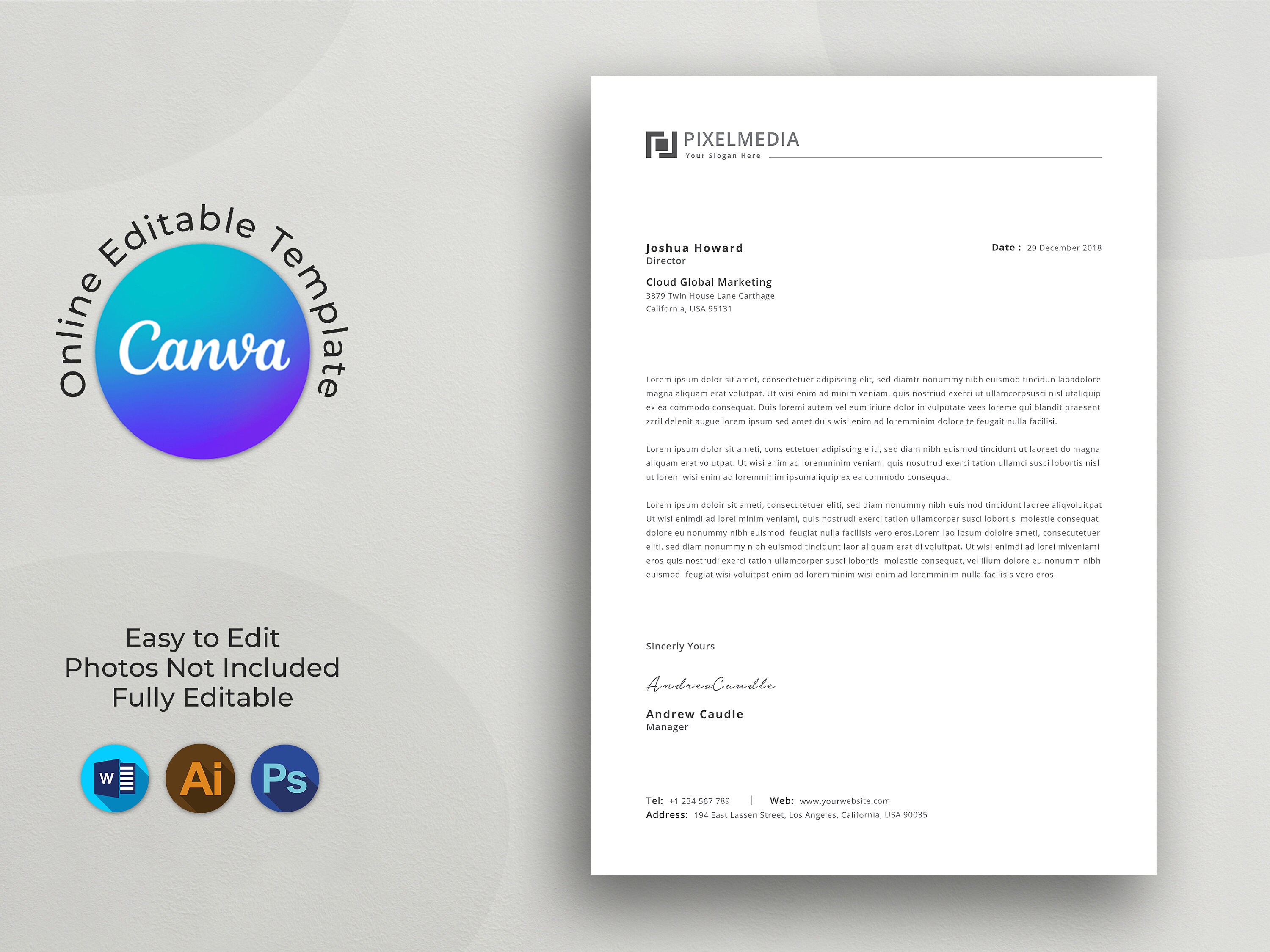 Online Letterhead Maker Canva at Courtney Menard blog