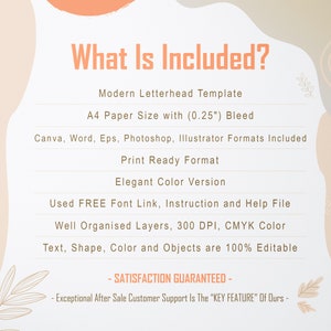 Business Letterhead Template Canva Editable, Custom Company Letterhead ...