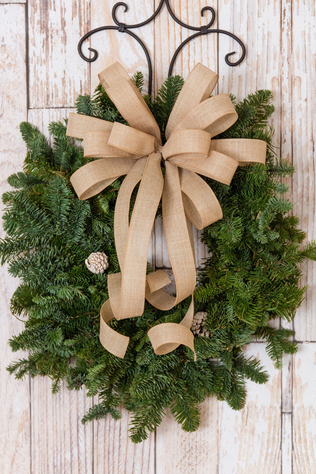 Everyday Bows, Farmhouse Bows for Wreaths, Rustic Bows for Wreaths ...