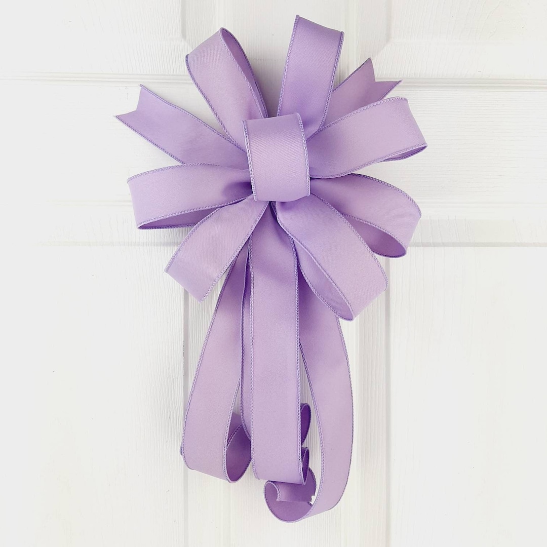 Spring Bows for Front Door Wreath,purple Bow for Wreath,lantern Decor ...