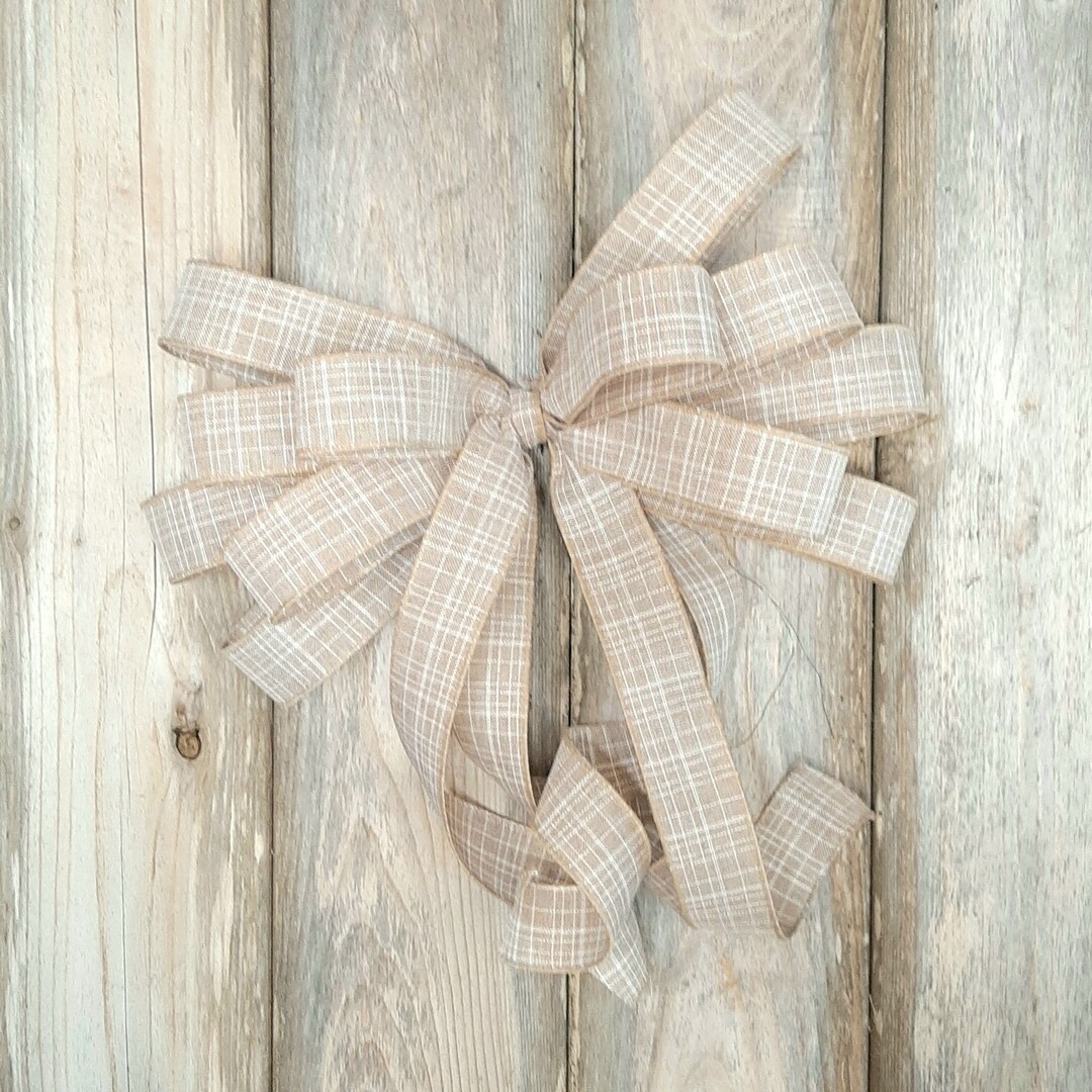Everyday Bows, Farmhouse Bows for Wreaths, Rustic Bows for Wreaths ...