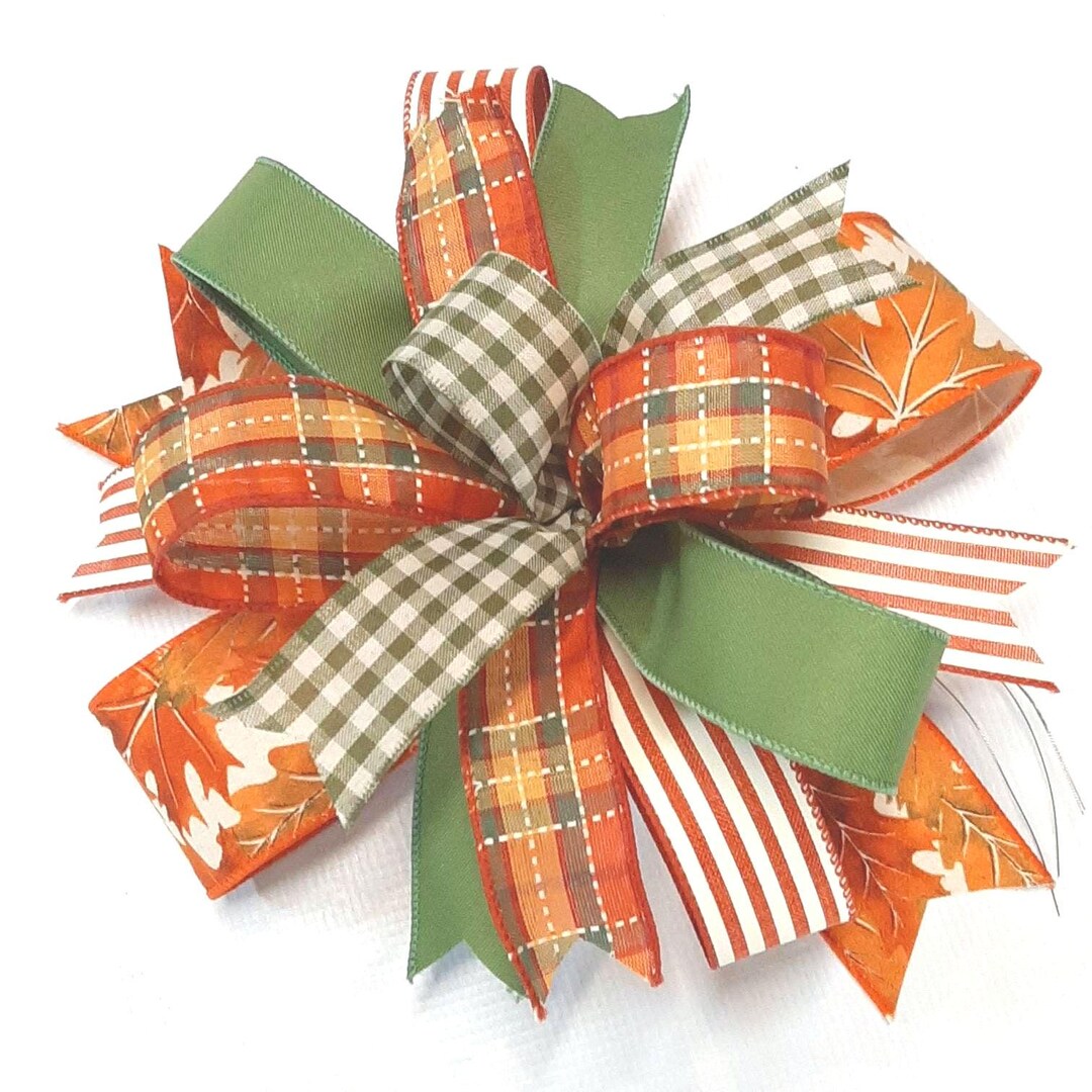 Fall Bows for Front Door Wreaths or Lanterns, Fall Door Decor, Fall ...
