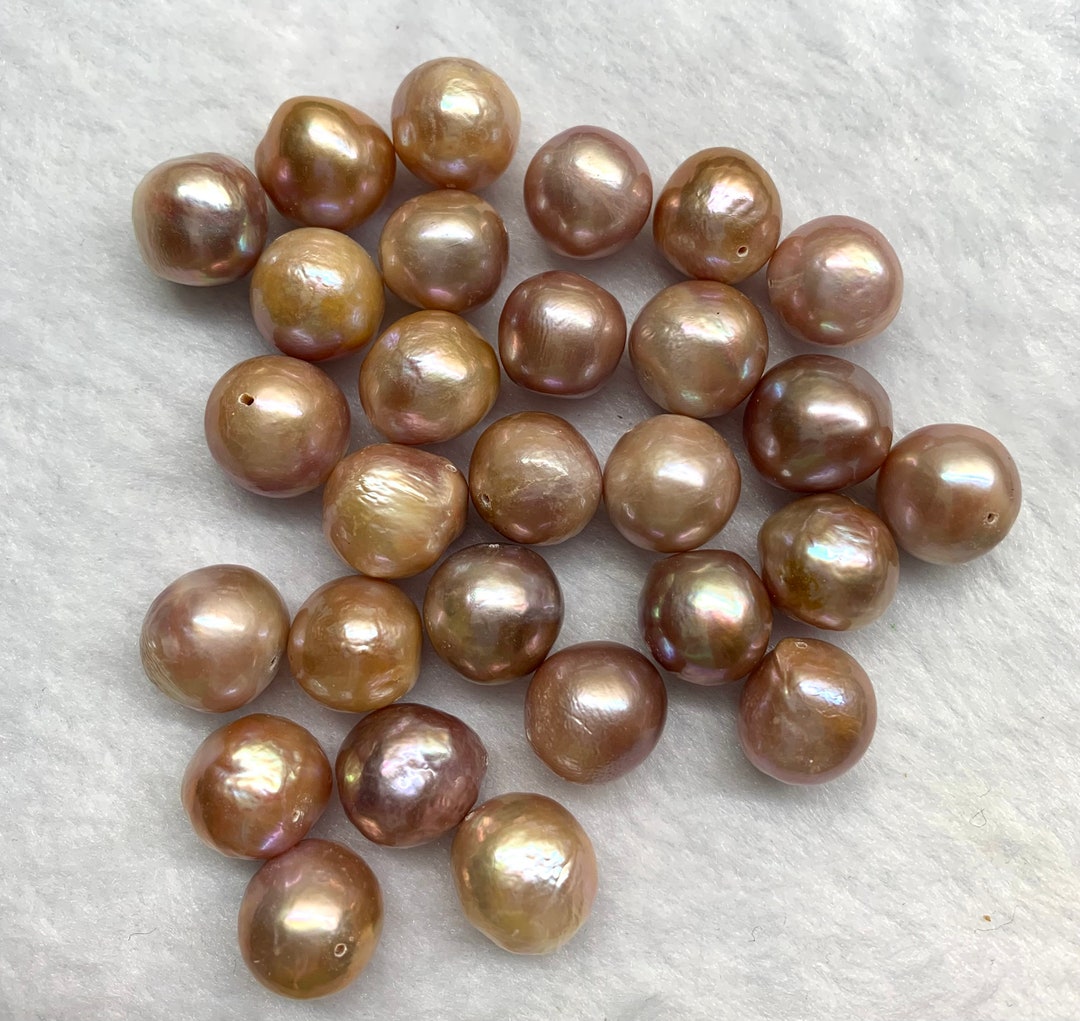 13-14 Mm High Luster Multi Color Edison Freshwater Cultured Pearl ...