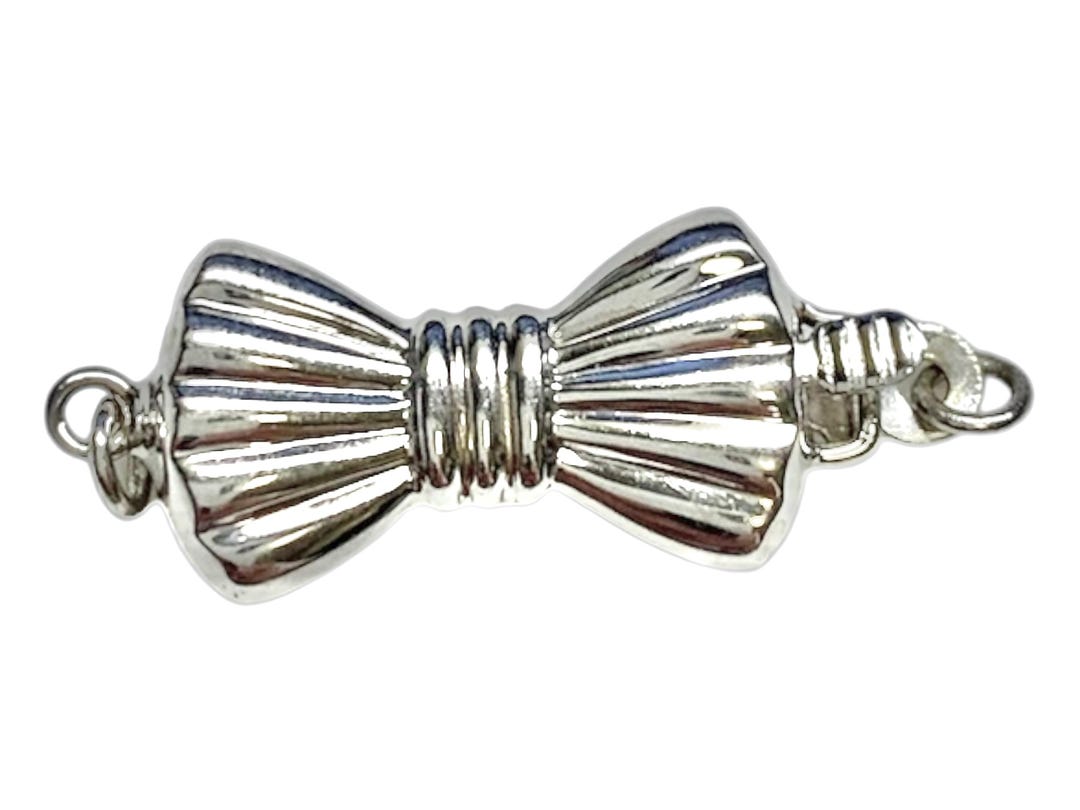 14K Solid Gold Clasp, High Ending With White Gold Clasp, Au 585, Fancy ...