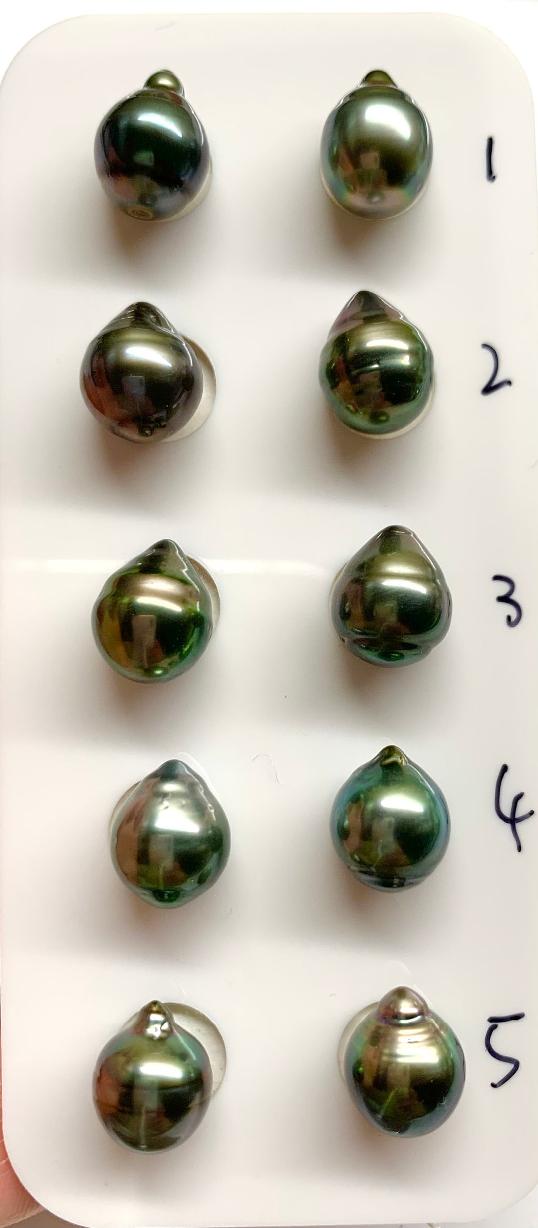 10-11mm Juicy Extra Luster, Oval/tear Drop/baroque Tahitian Cultured ...