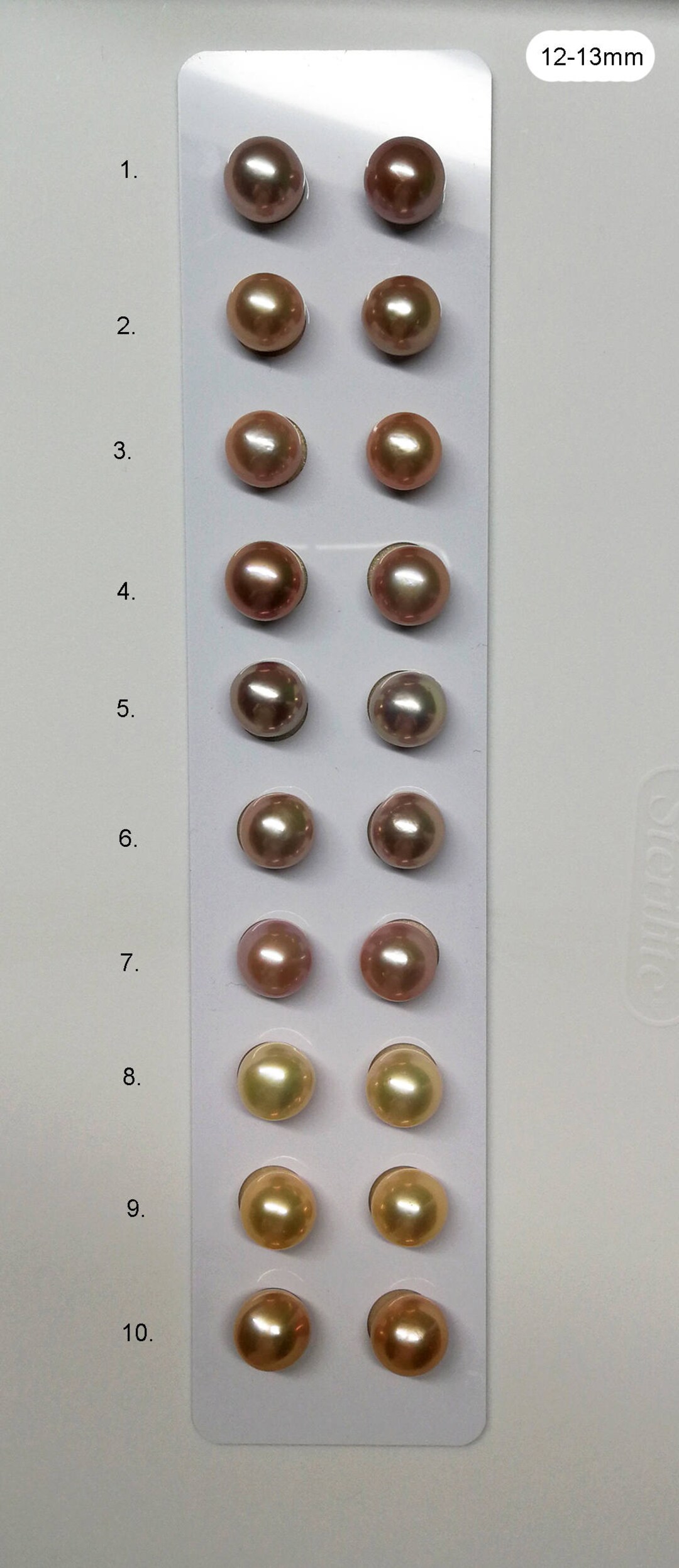 12-13 Mm Extra Luster Large Edison Pearl Pairs for Stud Earring, Stud ...