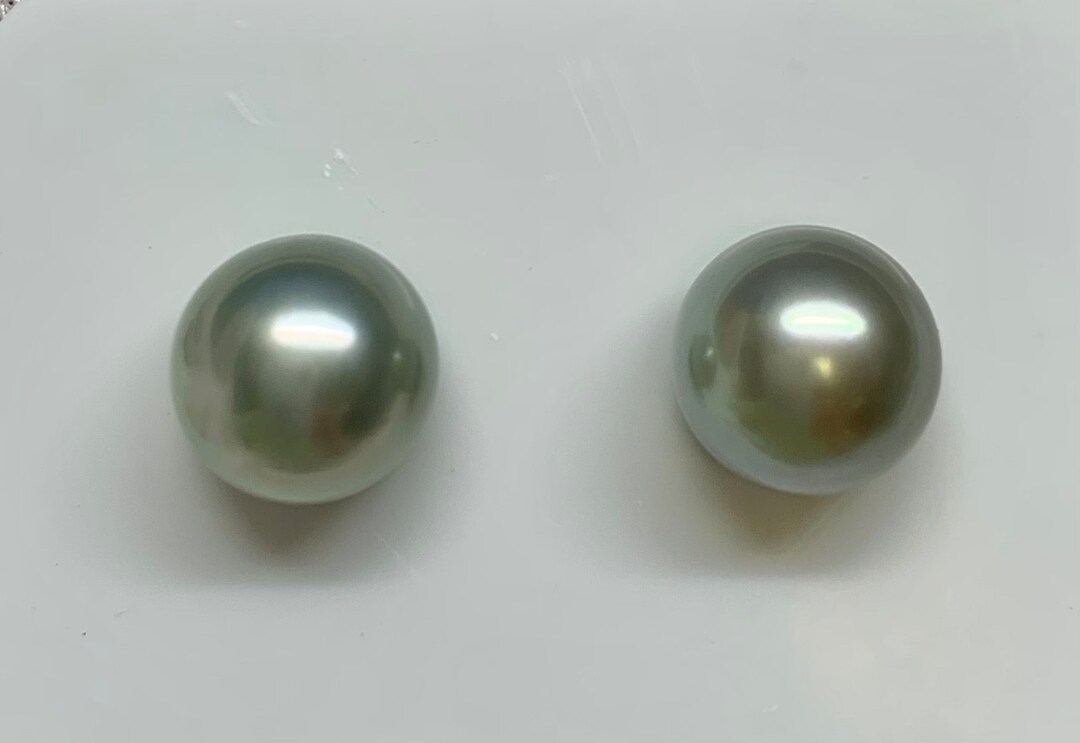 Rare Light Color Luster Tahitian Pearl 11.1 Mm Tahitian - Etsy