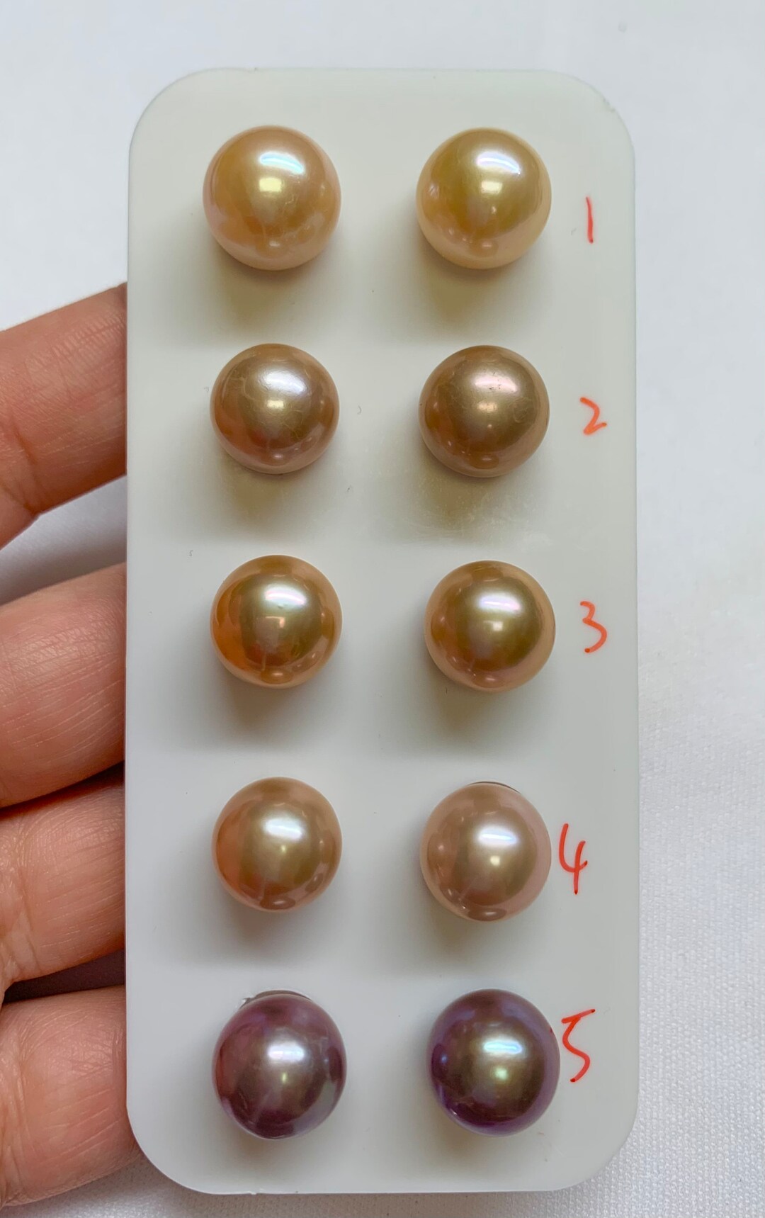12-13 Mm AAA Ultra Luster Edison Cultured Pearl, Round/near Round/thick ...