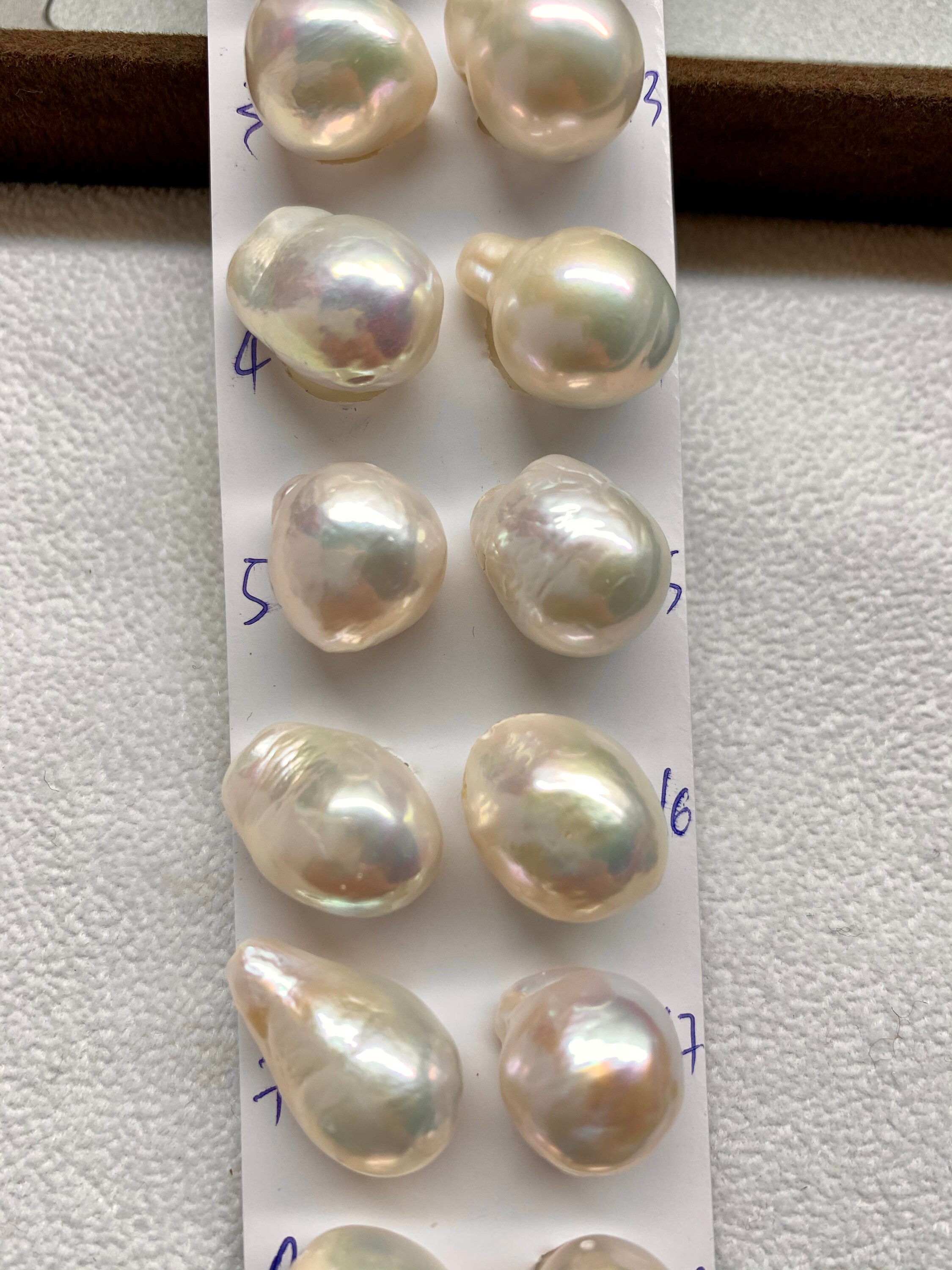12-13 Mm Edison Freshwater Cultured Pearls- Sold by Pc-lot-edison-2064q ...