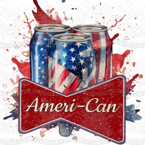 Ameri Can Png, America Png, 4th of July Png, Patriotic Png, USA Flag Png, Independence Day Png ...