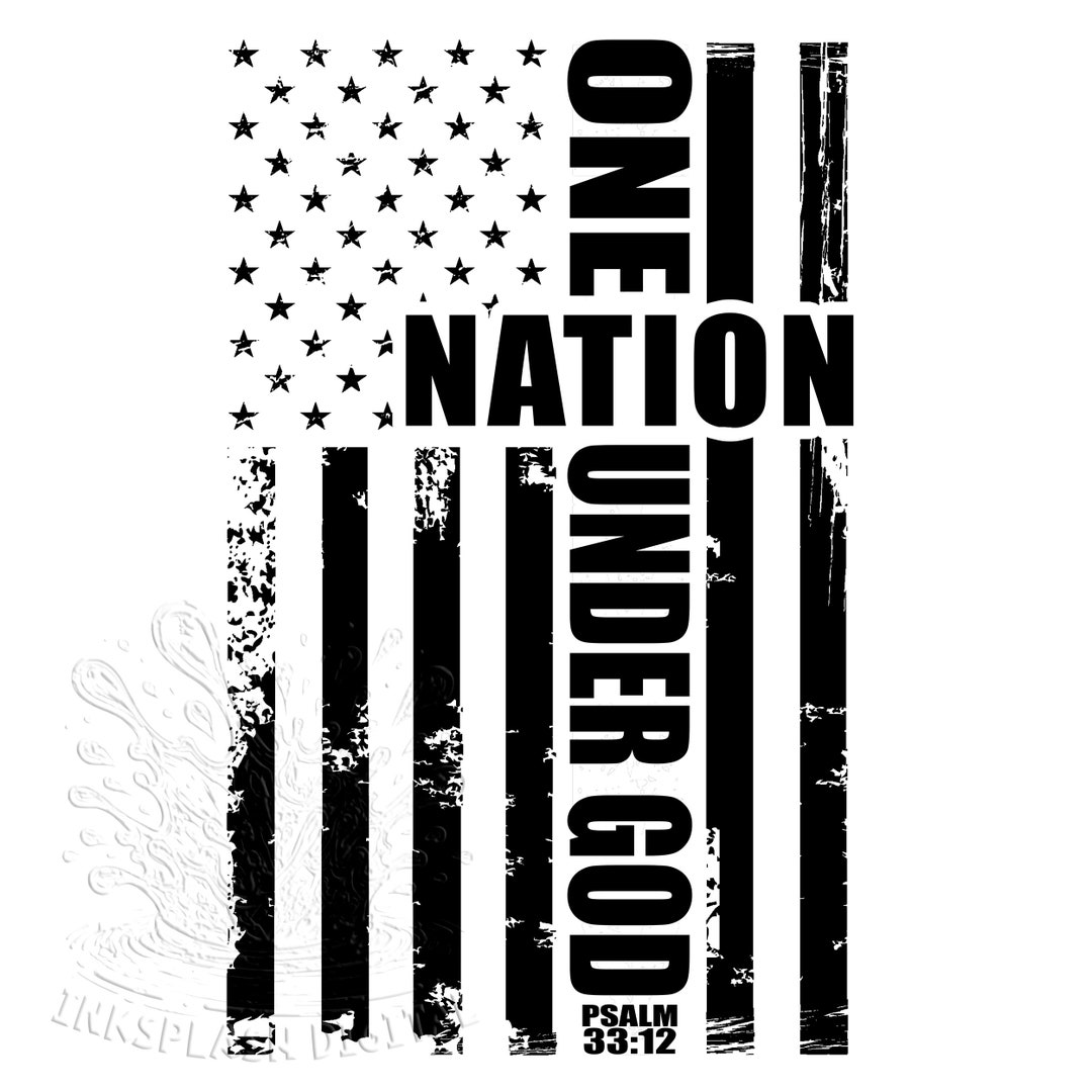 One Nation Under God Png, Christian America Png, Independence Day, 4th ...