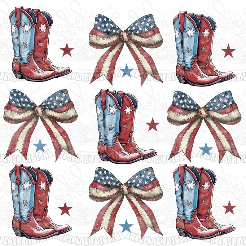 Coquette 4th of July Png, Western Png, 4th of July Png, Fourth of July ...