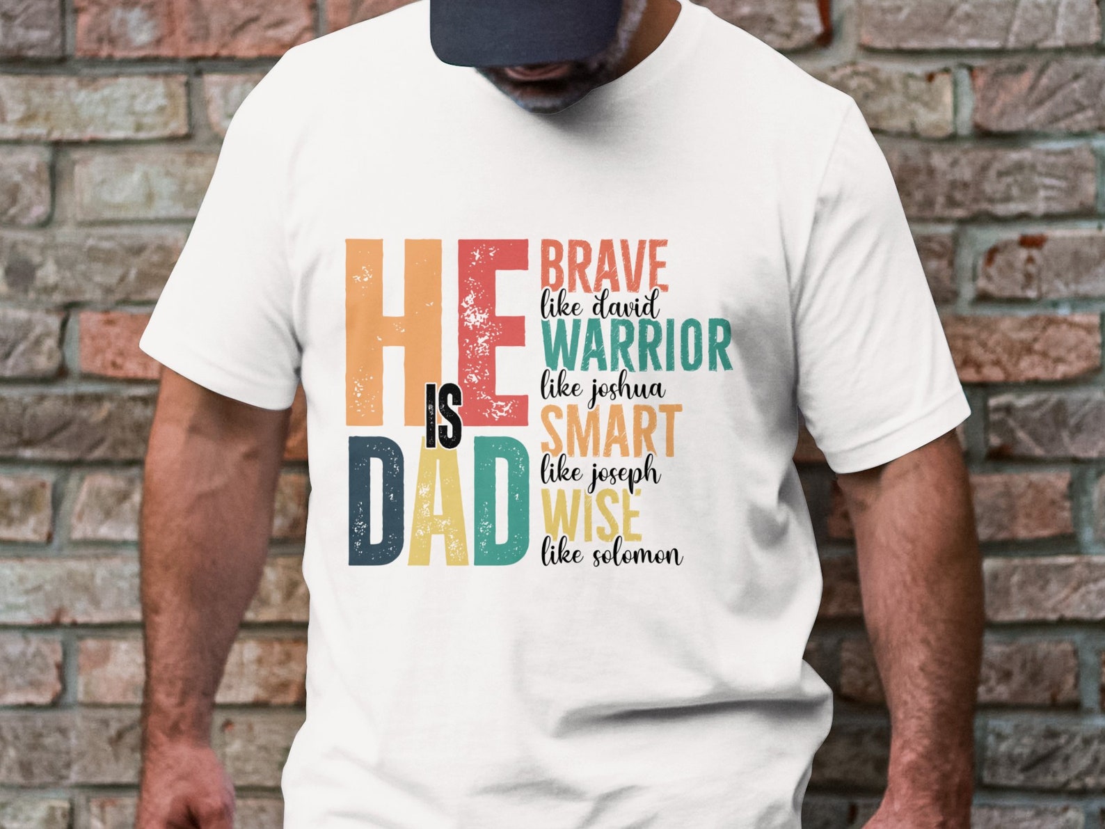 He is Dad Png, Funny Dad Png, Father's Day Shirt Png, Bible Verse Png ...