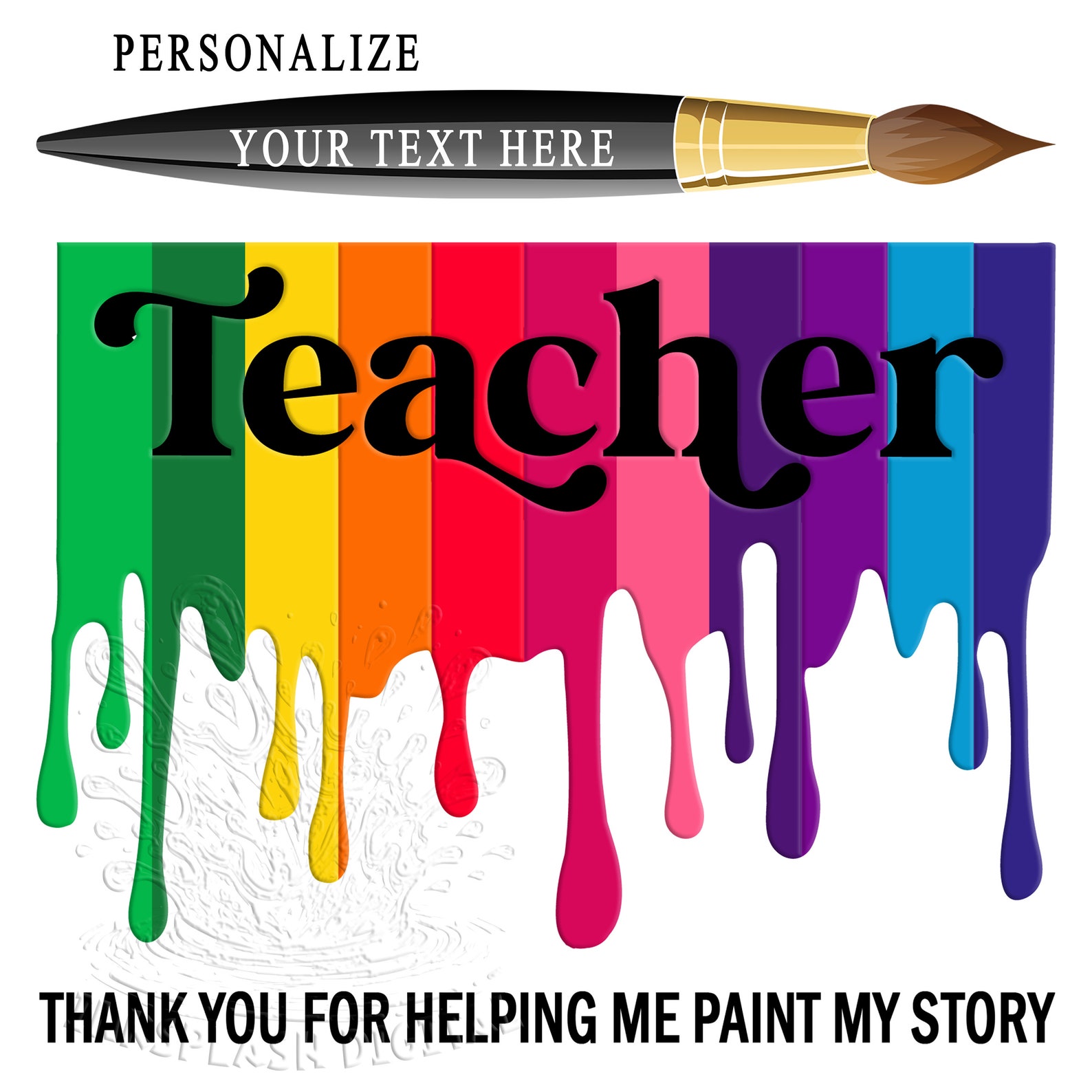 Teacher Appreciation PNG, Teach Love Inspire, Retro Teacher PNG ...