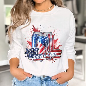 Ameri Can Png, 4th of July Png, America Png, Independence Day Png, Patriotic Png, USA Flag Png ...