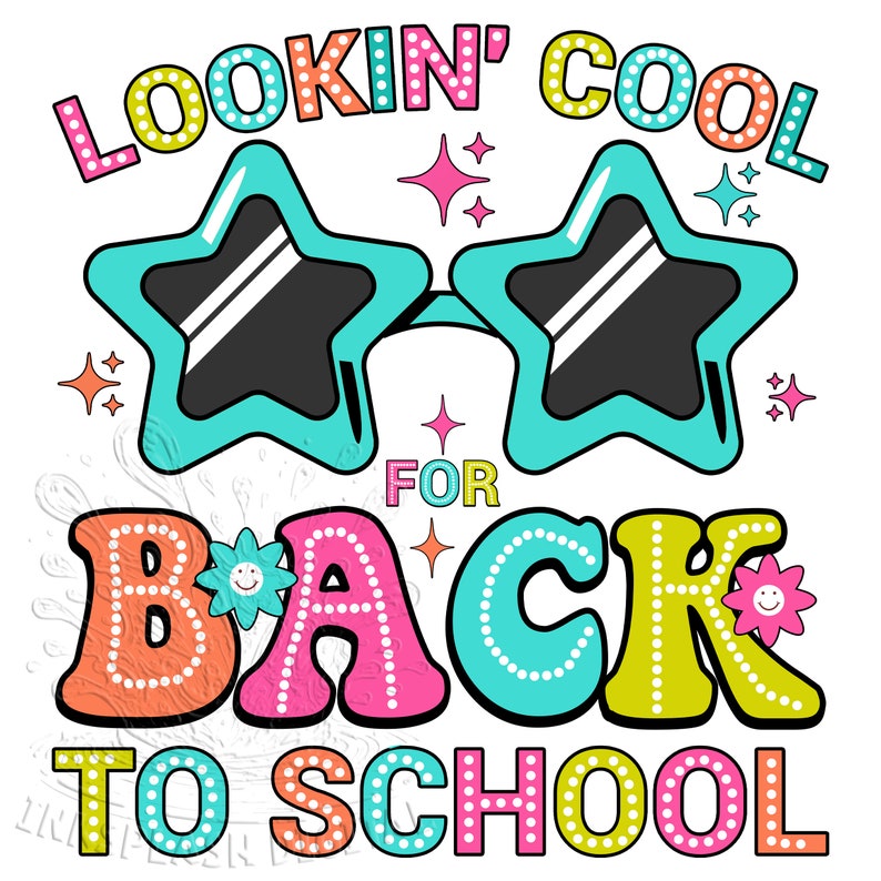 Retro Teacher Png, Looking Cool Back for School Png, Teacher Bright ...