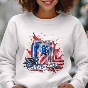 Ameri Can Png, 4th of July Png, America Png, Independence Day Png, Patriotic Png, USA Flag Png ...