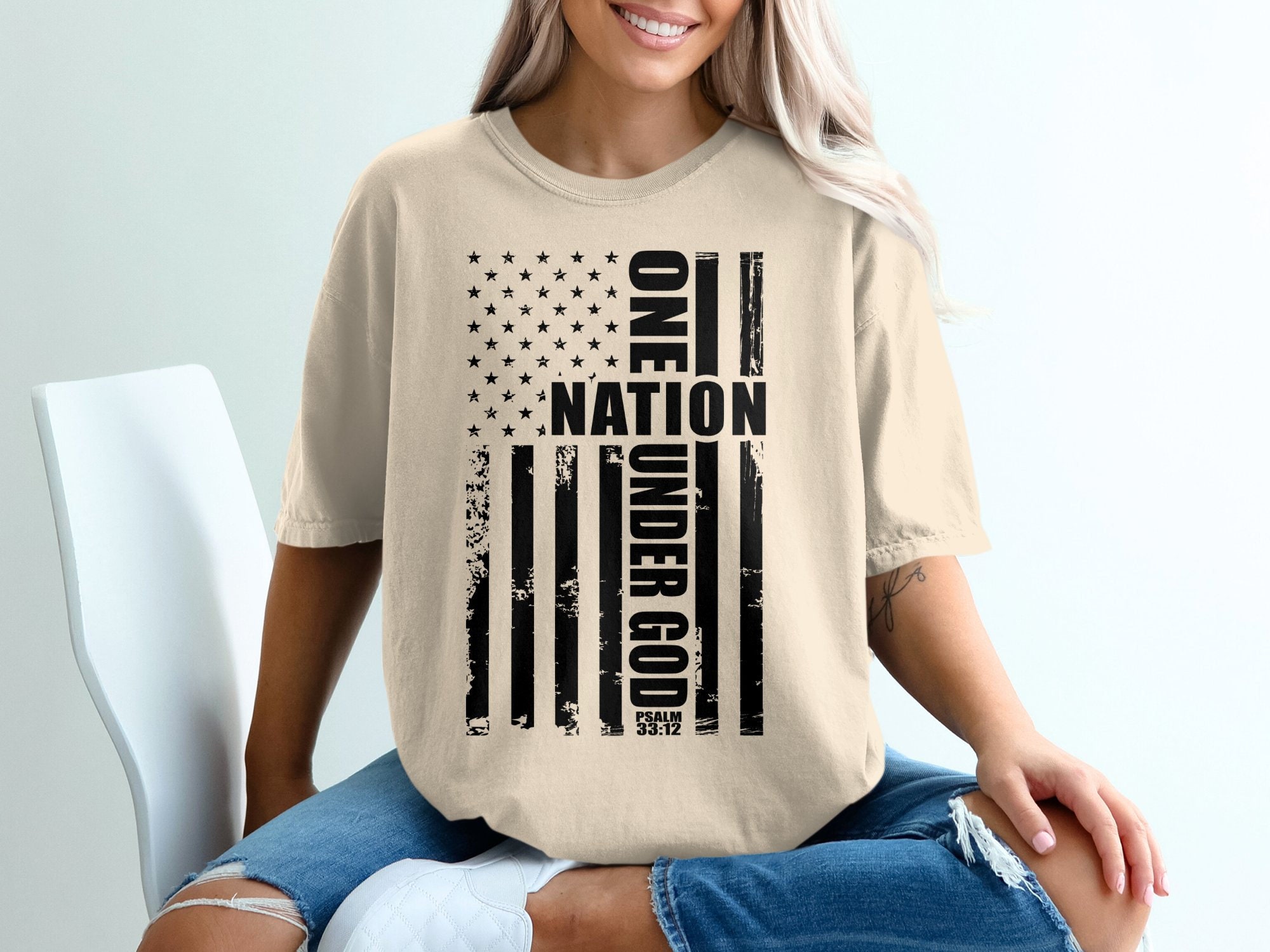 One Nation Under God Png, Christian America Png, Independence Day, 4th ...