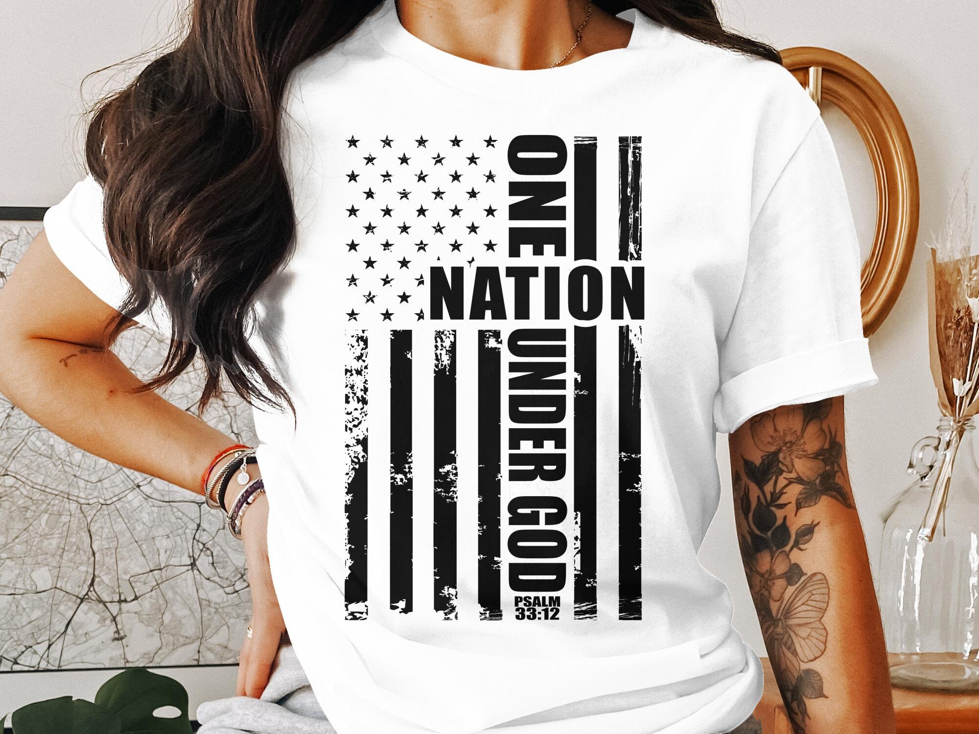 One Nation Under God Png, Christian America Png, Independence Day, 4th ...