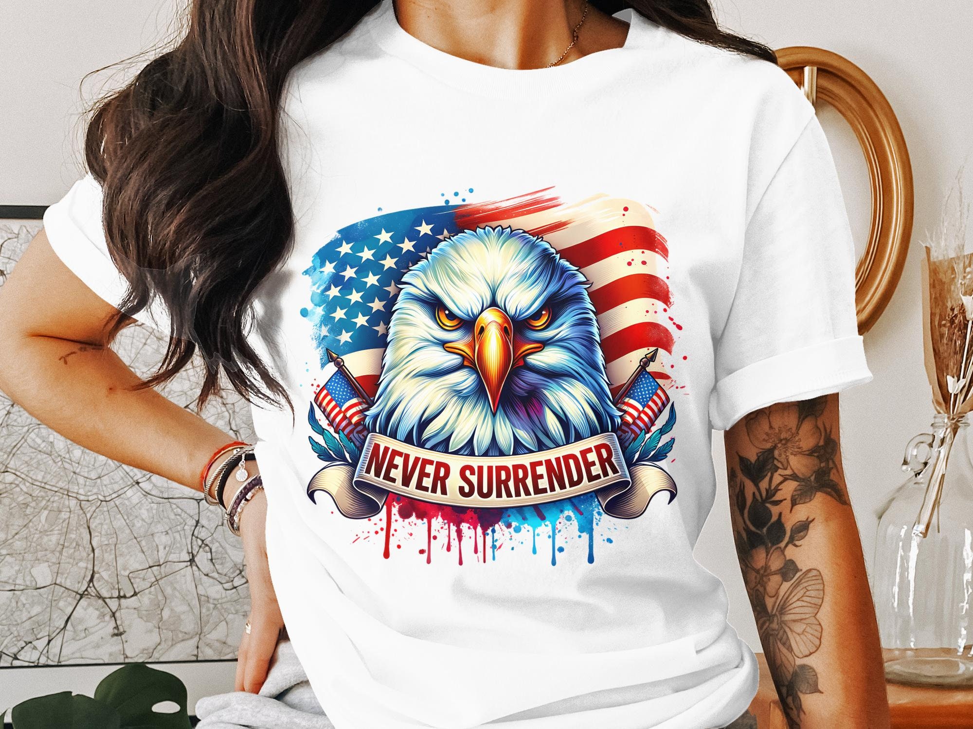 Patriotic American Eagle Png, Independence Day Png, America Png, 4th of ...