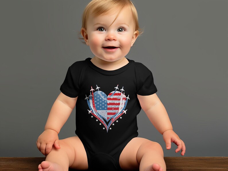 Retro Fighter Jet Airplane Png, American Flag Heart Png, 4th of July ...