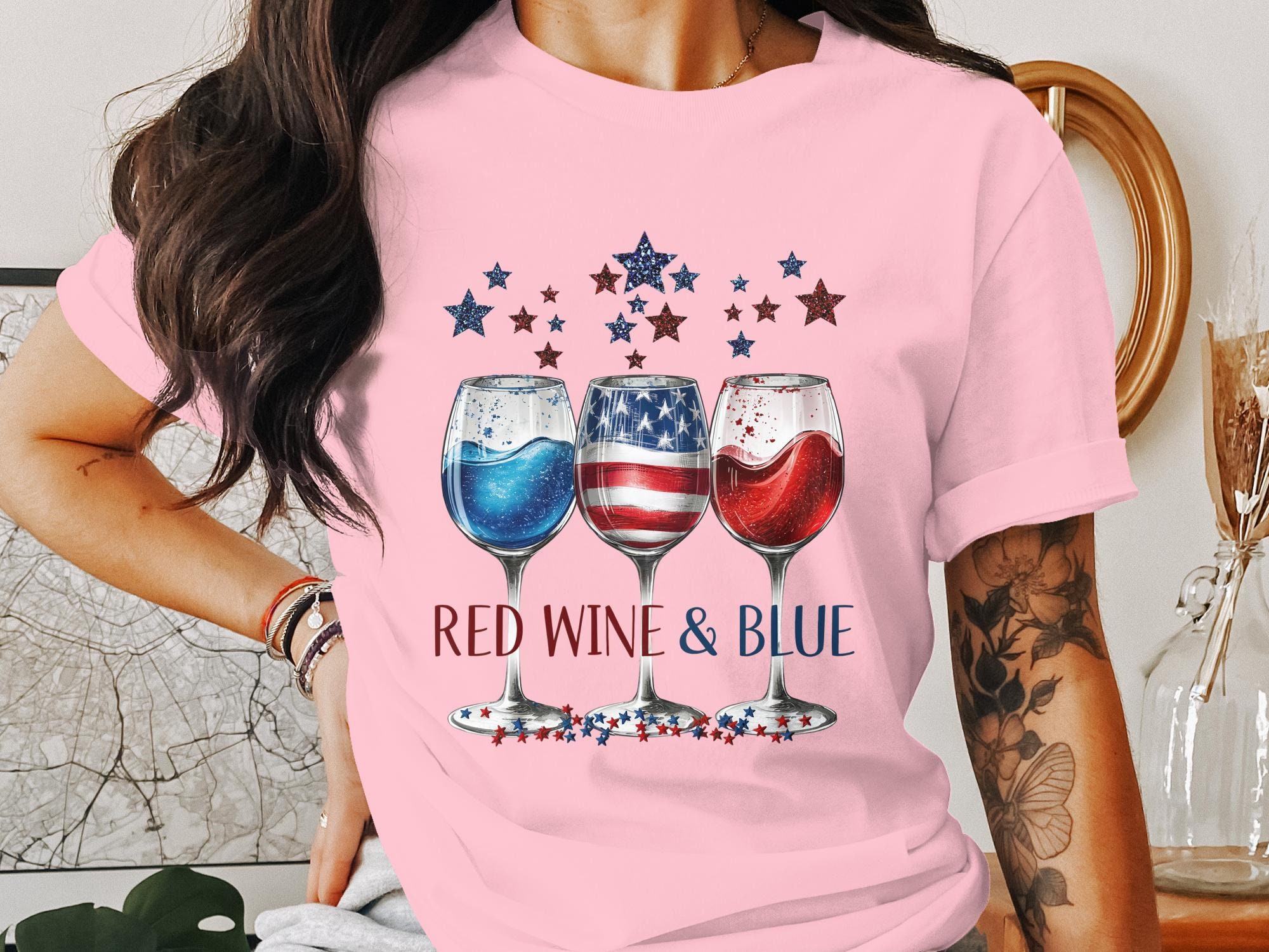 Red Wine & Blue PNG, 4th of July Wine Png, 4th of July Png, America Png, Independence Day Png ...